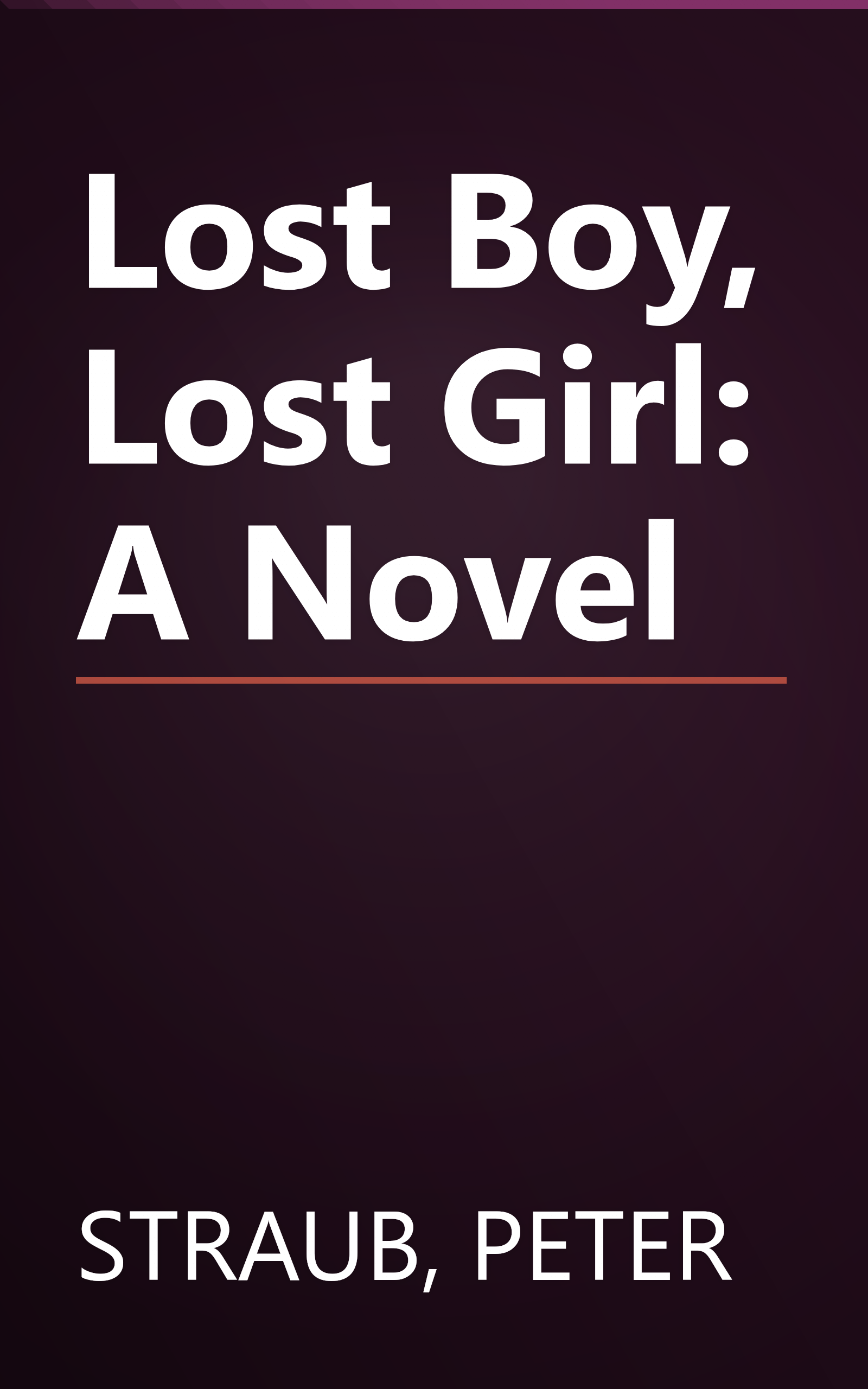 Lost Boy, Lost Girl: A Novel book cover