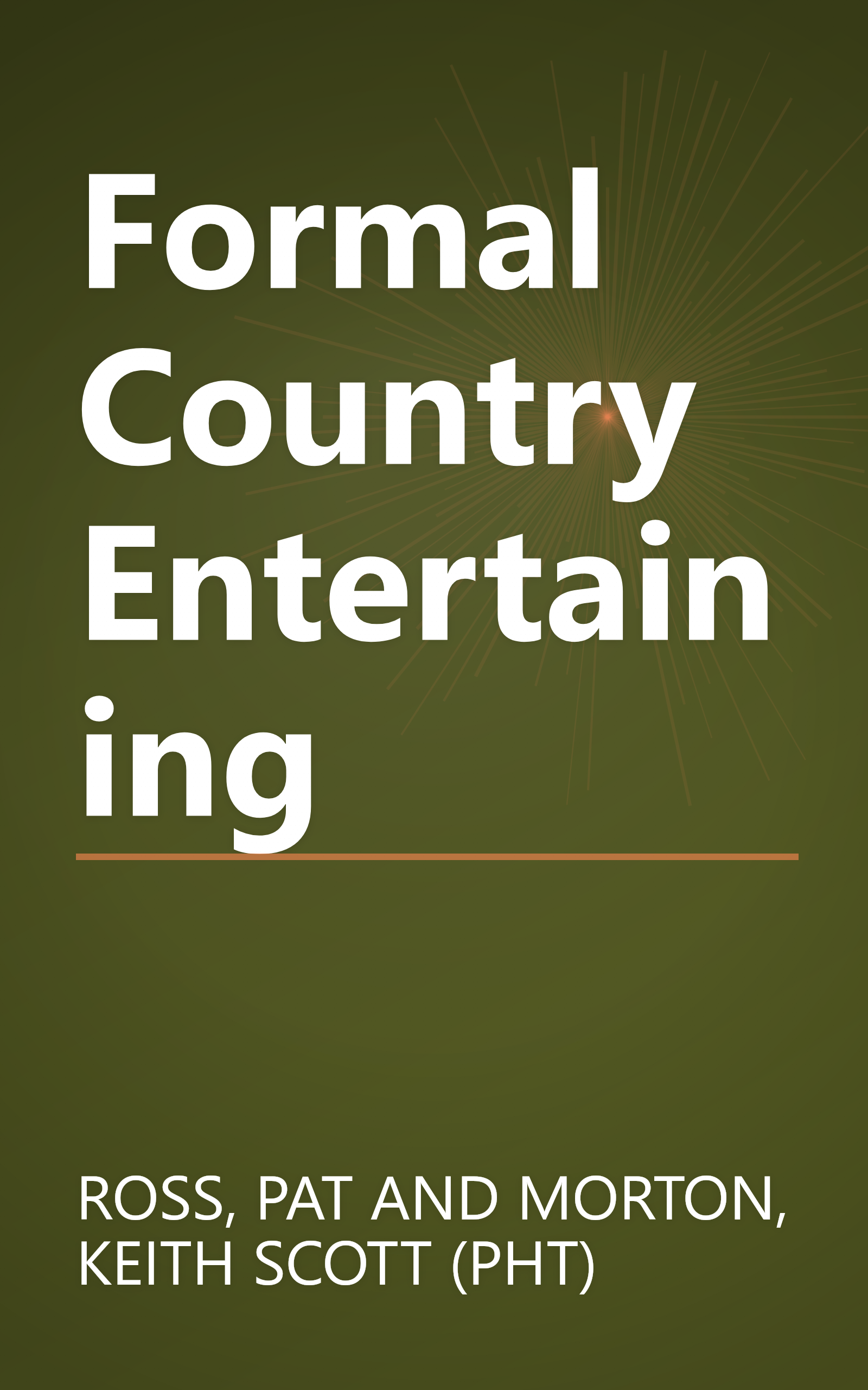 Formal Country Entertaining book cover