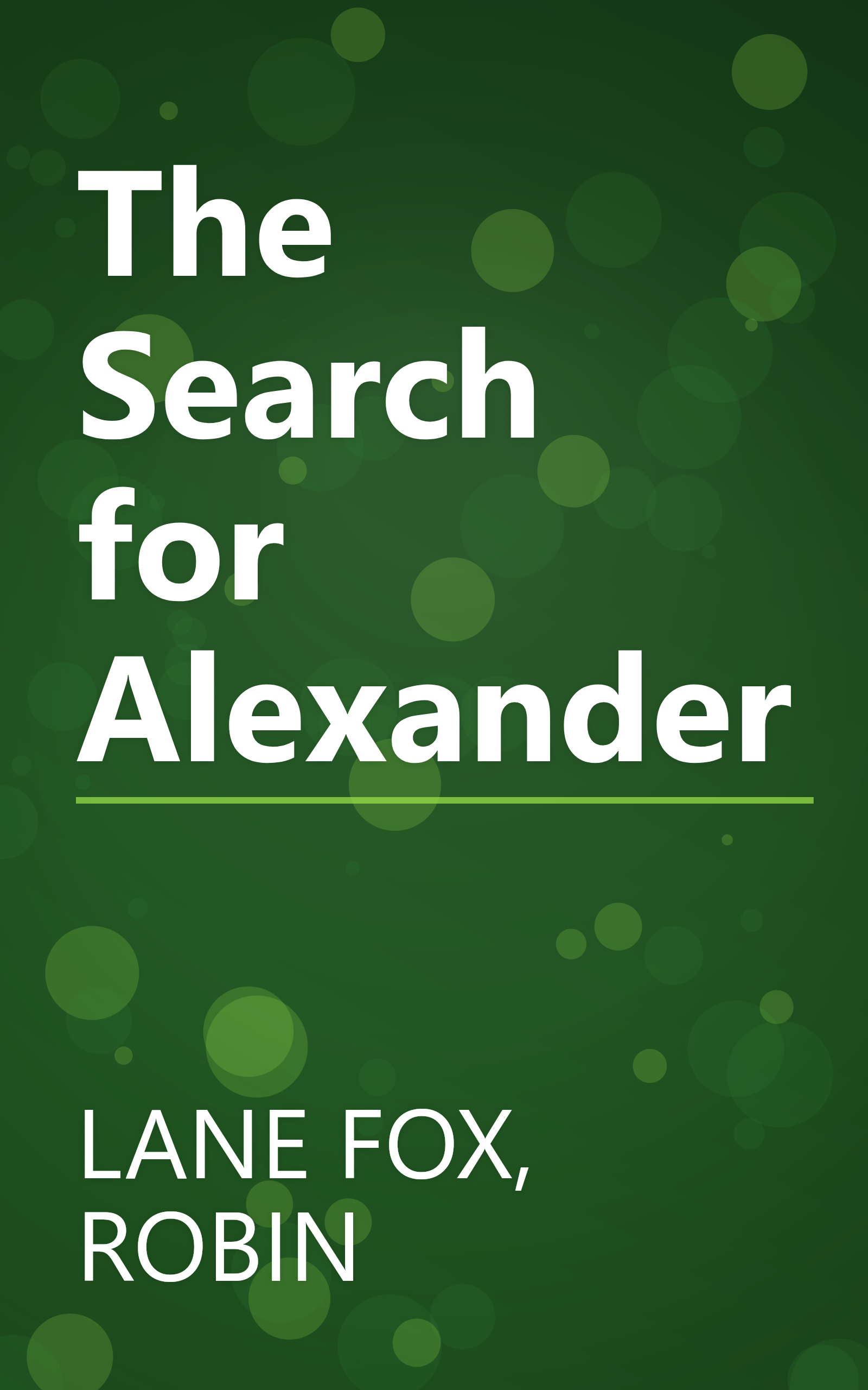 The Search for Alexander book cover