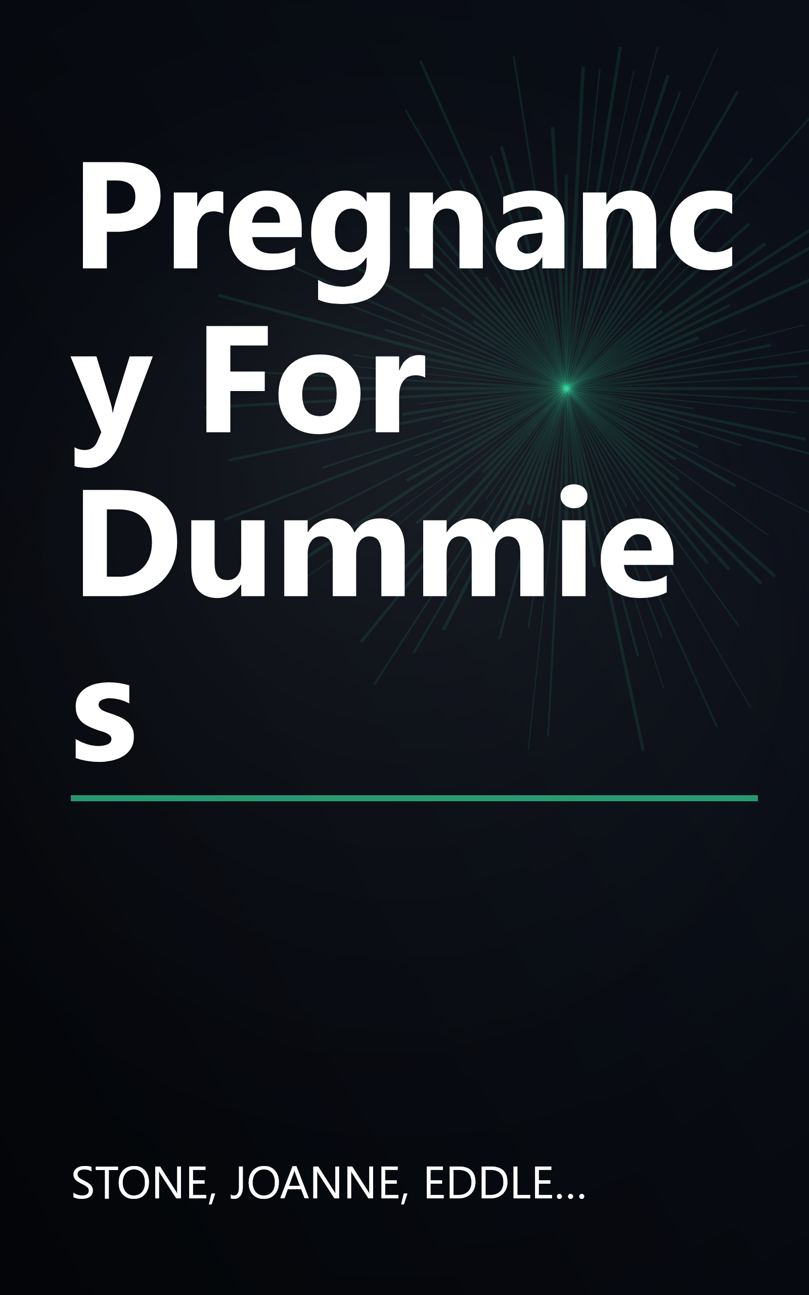 Pregnancy For Dummies book cover