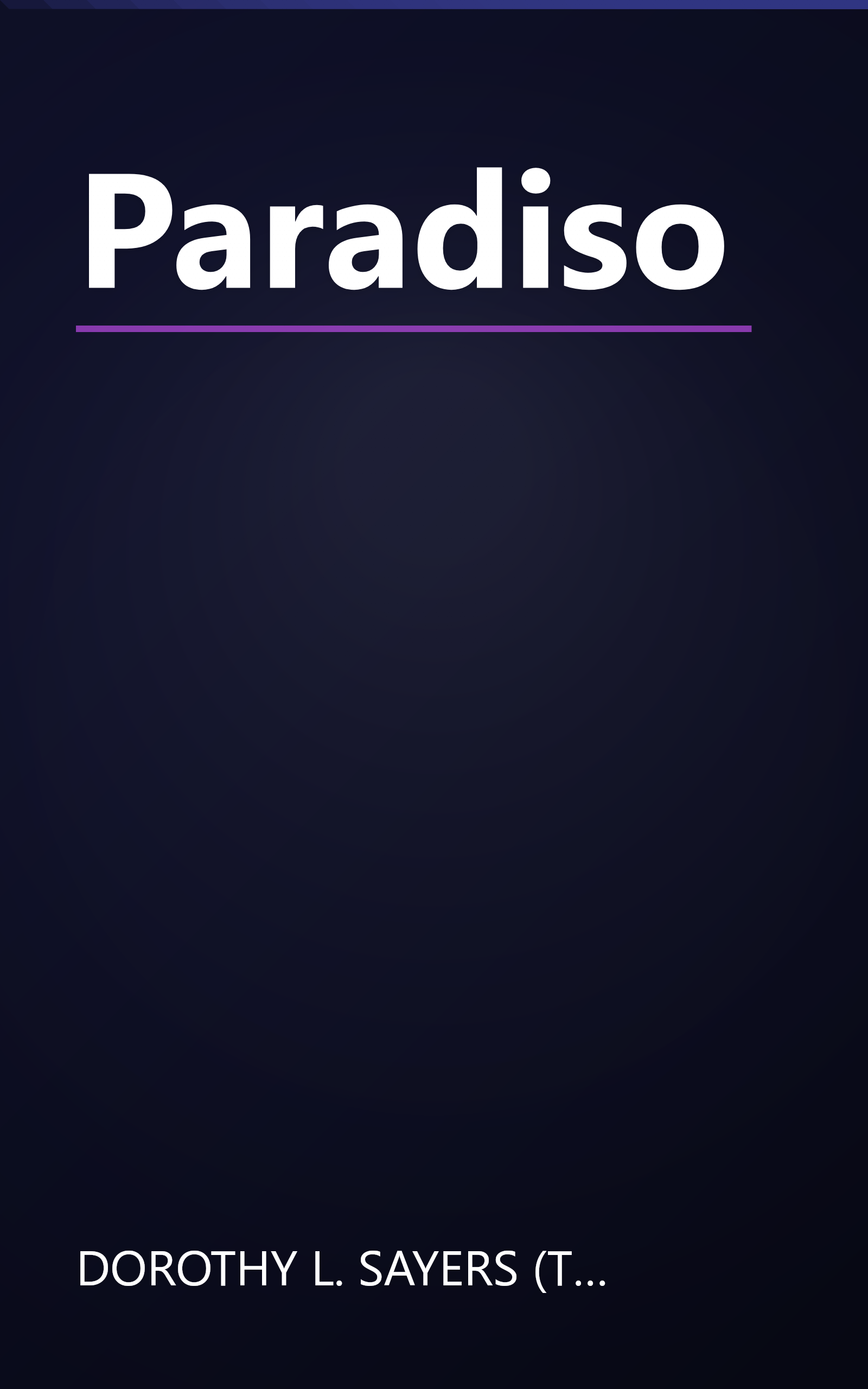 Paradiso book cover
