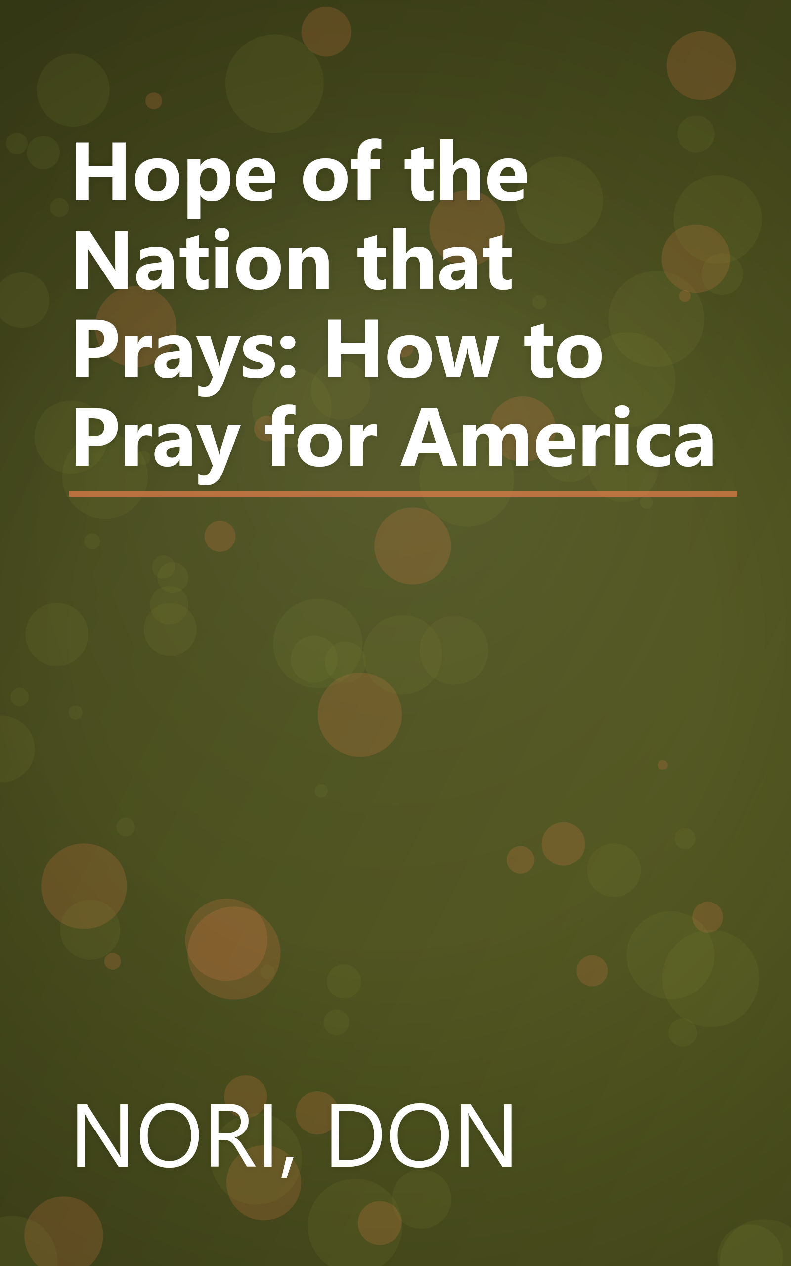 Hope of the Nation that Prays: How to Pray for America book cover