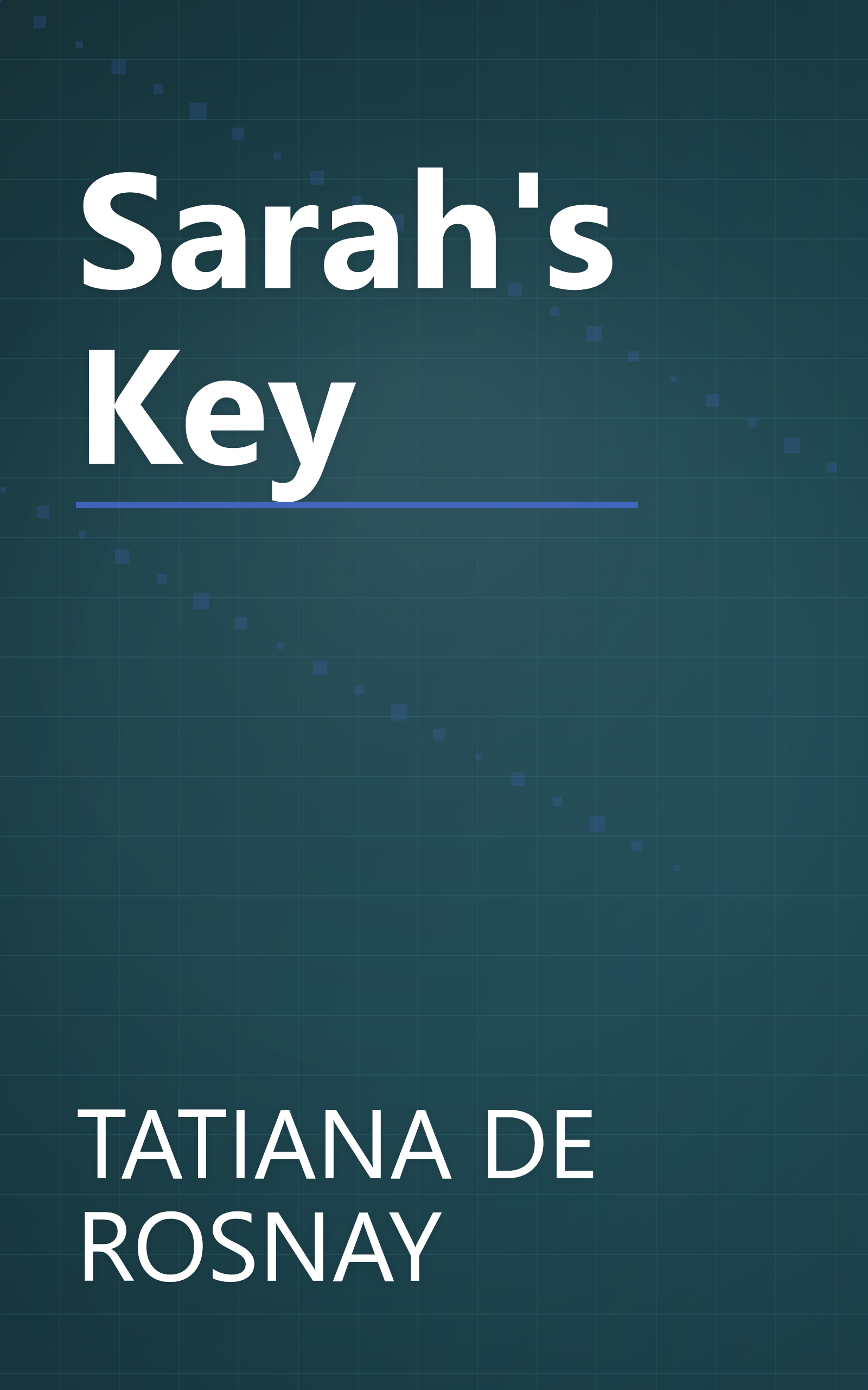 Sarah's Key book cover