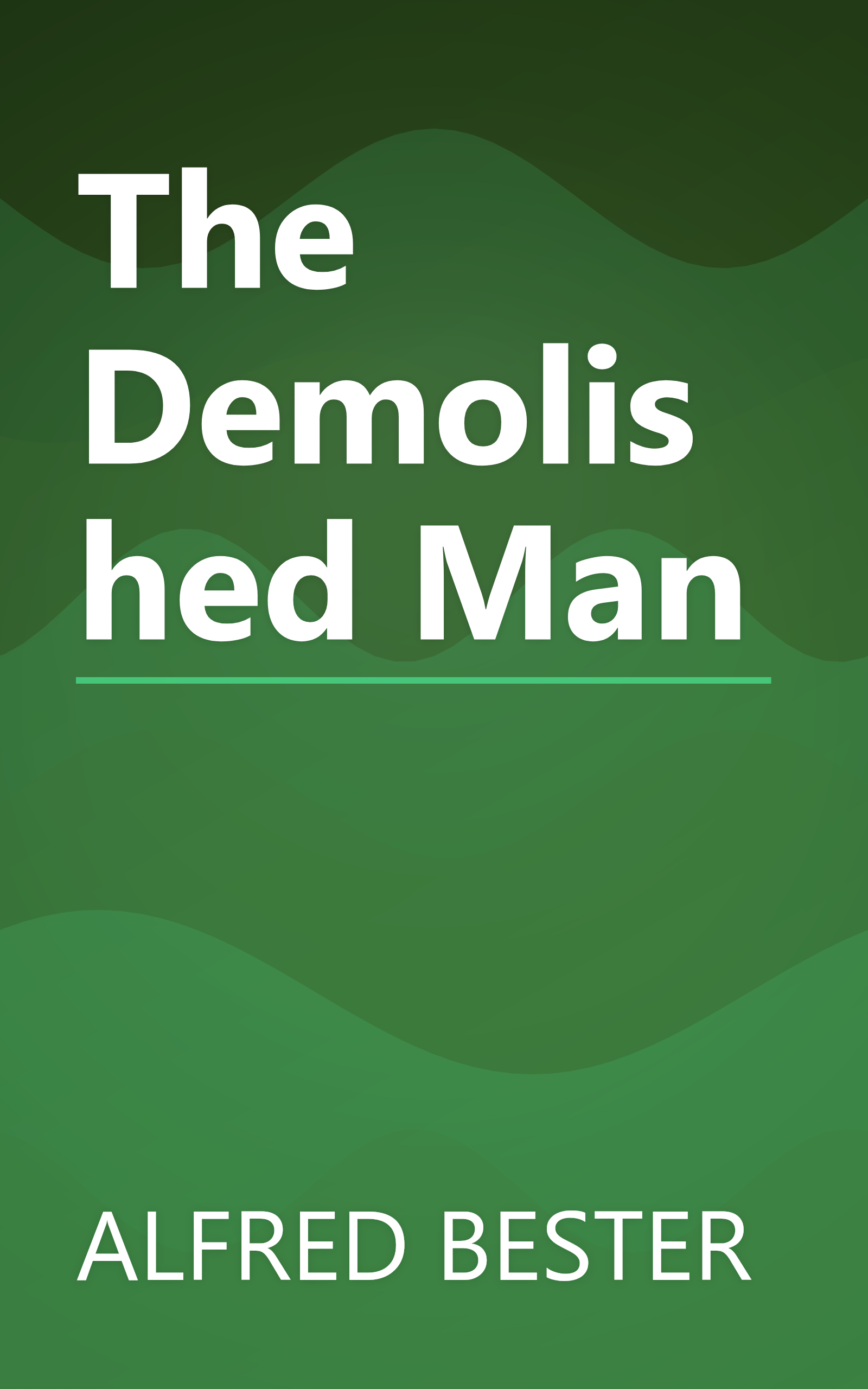 The Demolished Man book cover