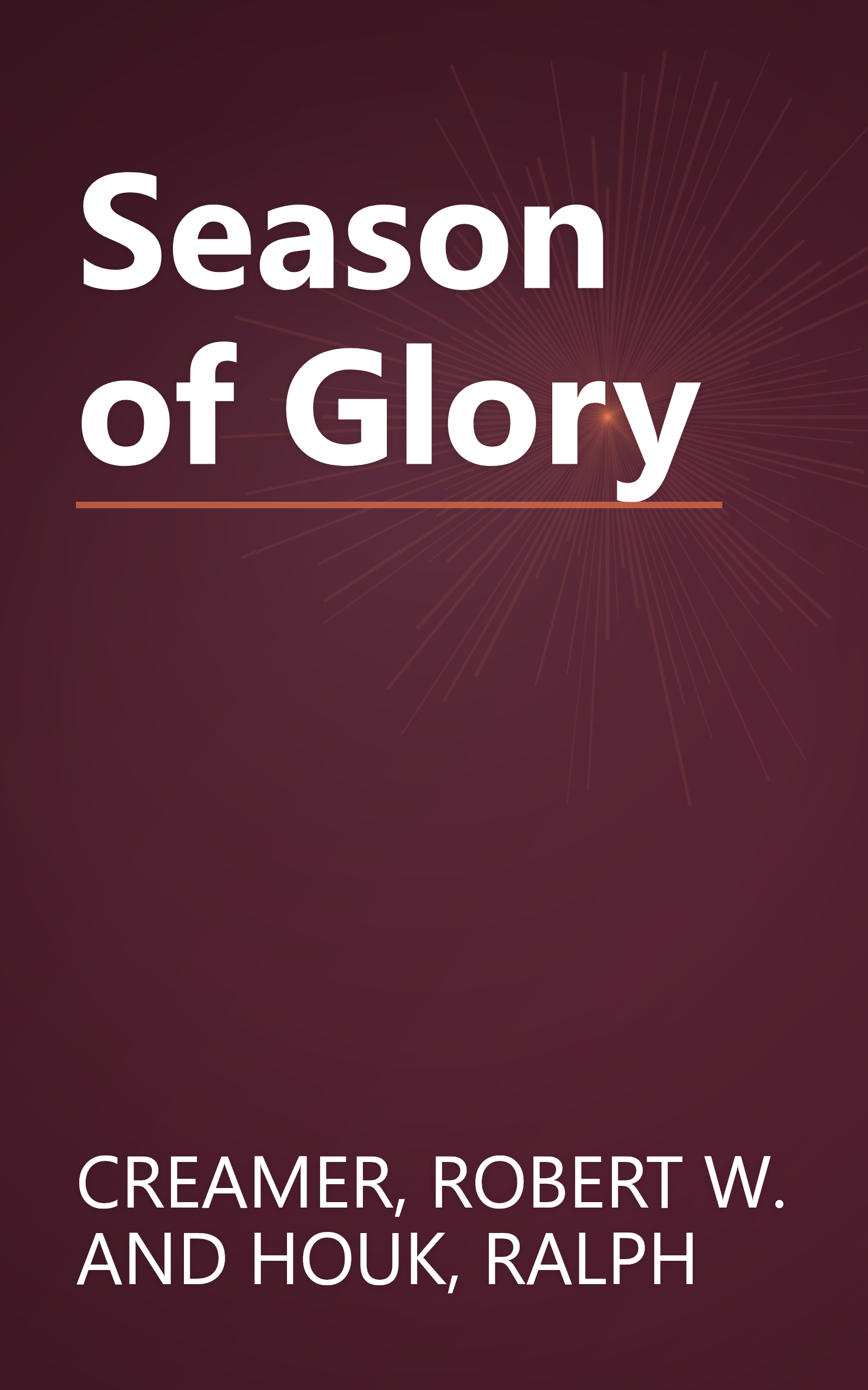 Season of Glory book cover