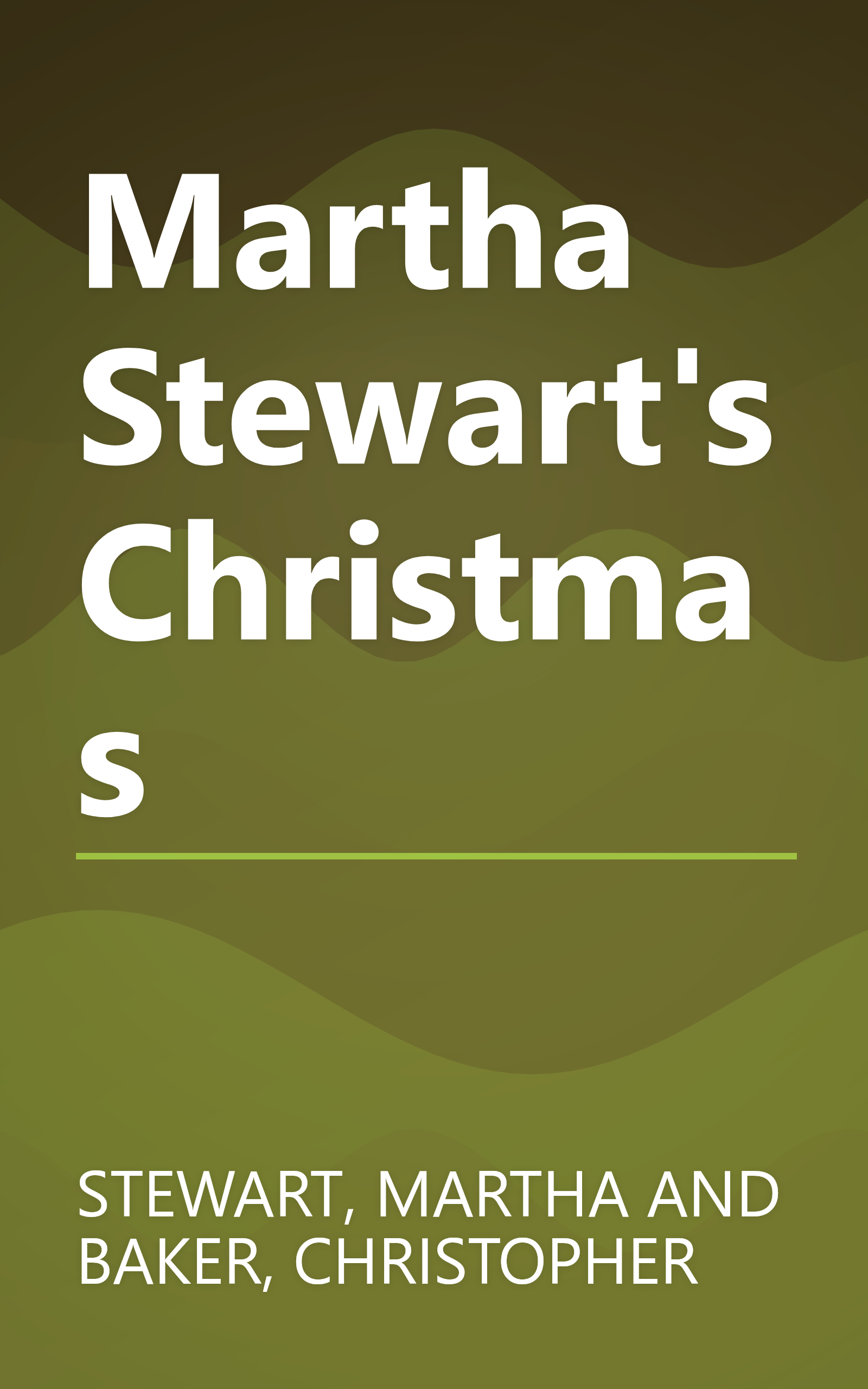 Martha Stewart's Christmas book cover
