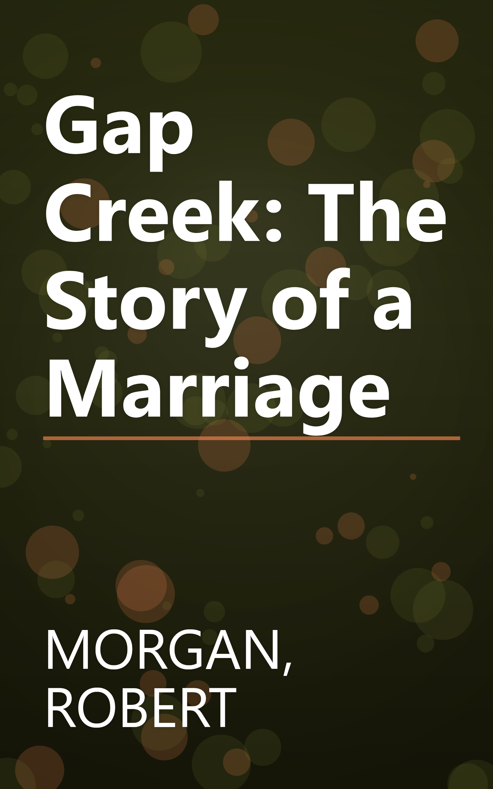Gap Creek: The Story of a Marriage book cover
