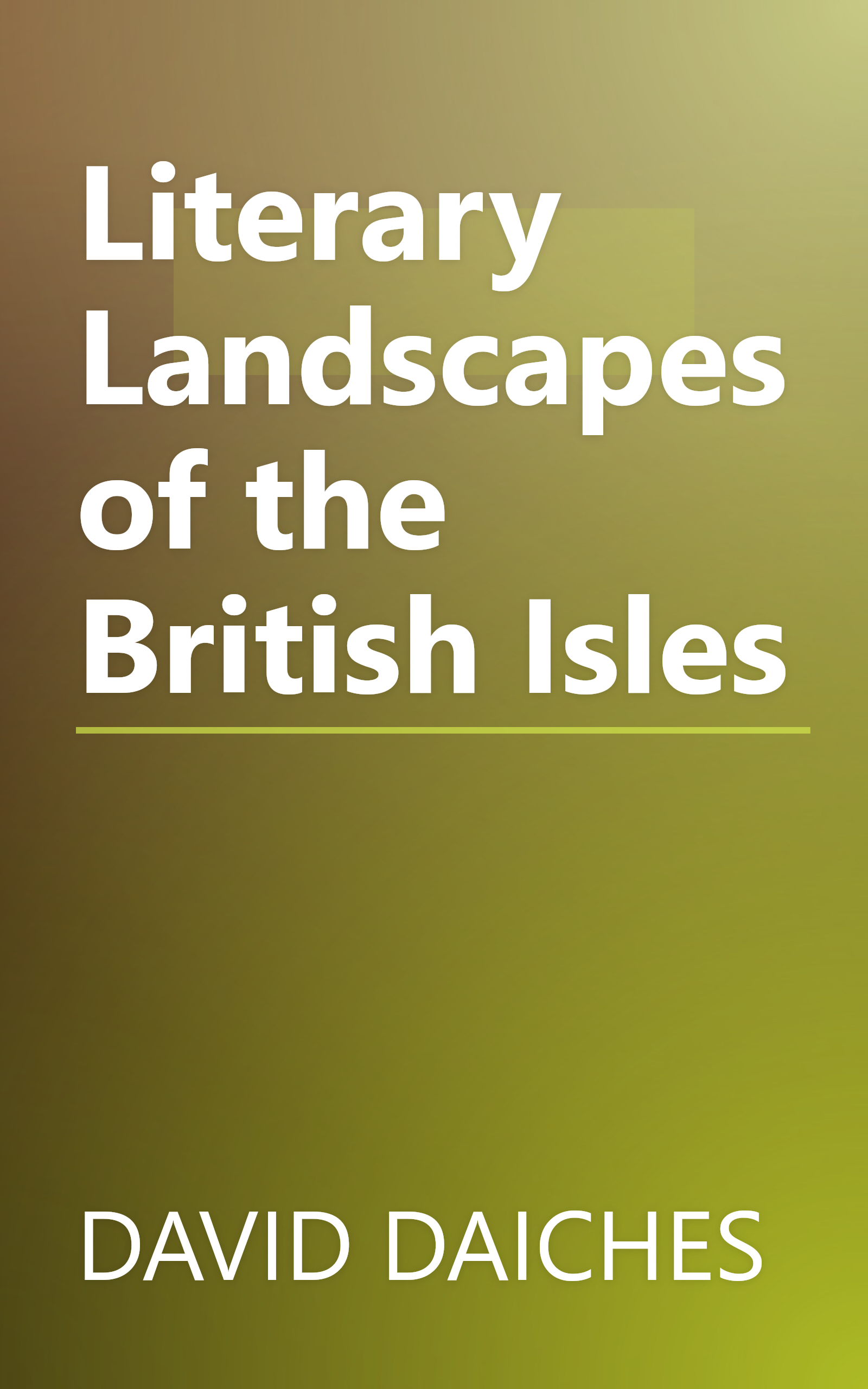Literary Landscapes of the British Isles book cover