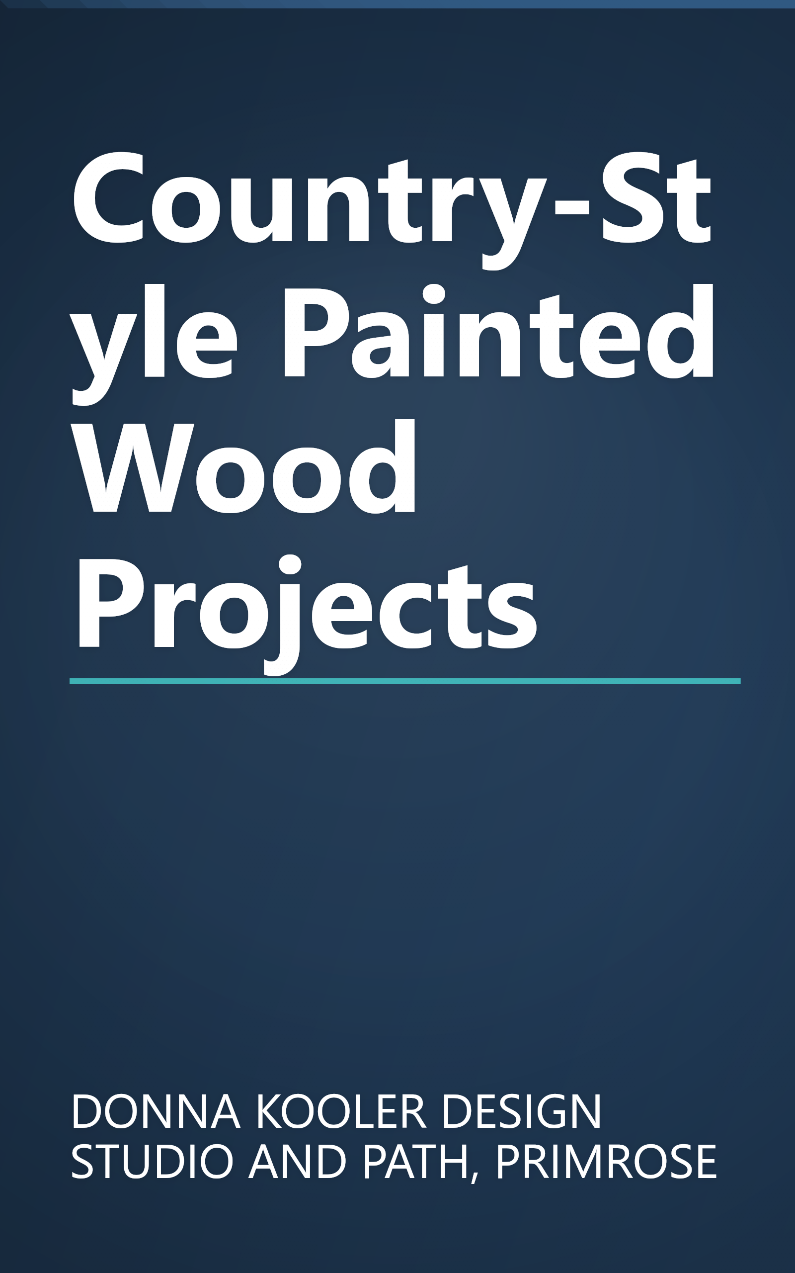 Country-Style Painted Wood Projects book cover