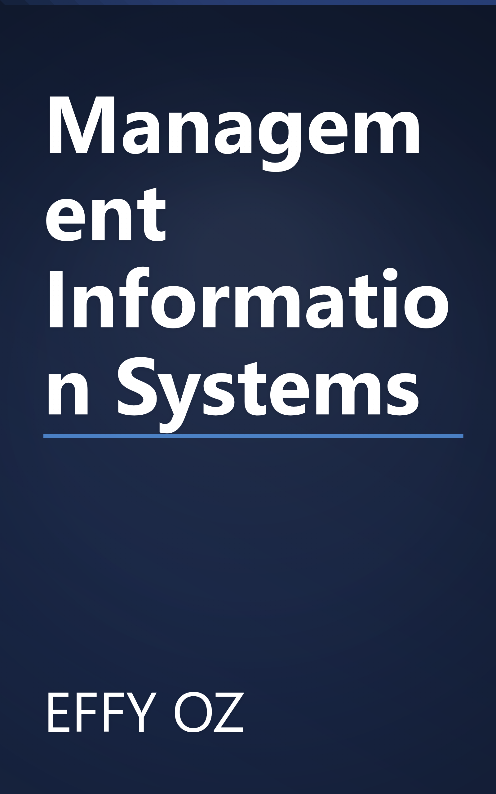 Management Information Systems book cover