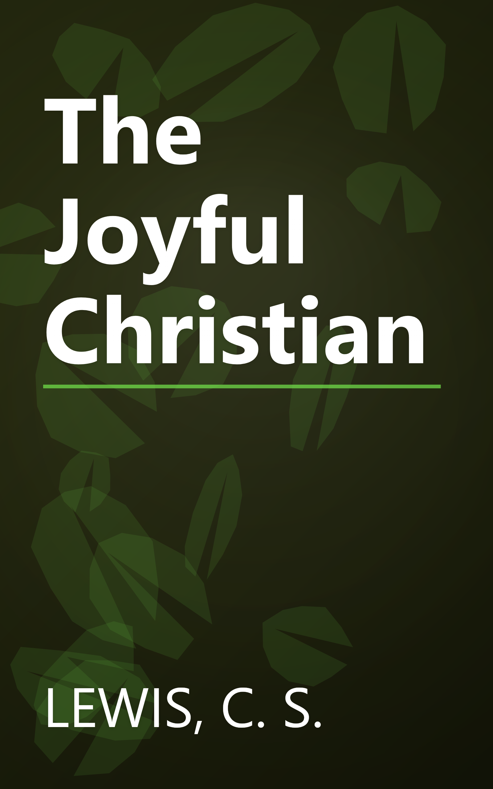 The Joyful Christian book cover