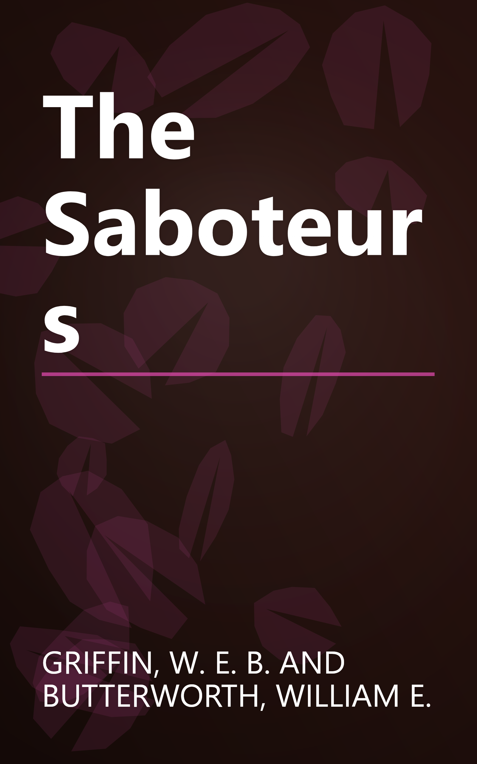 The Saboteurs book cover