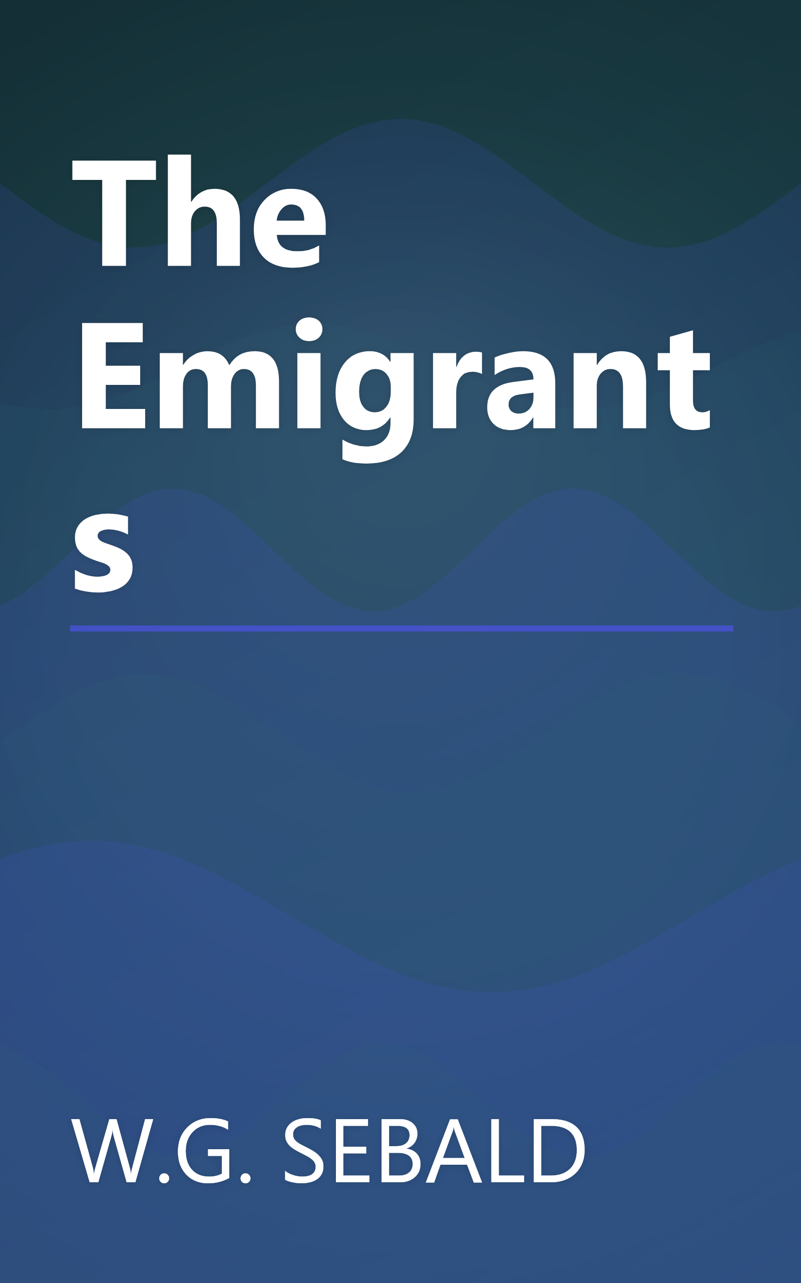 The Emigrants book cover
