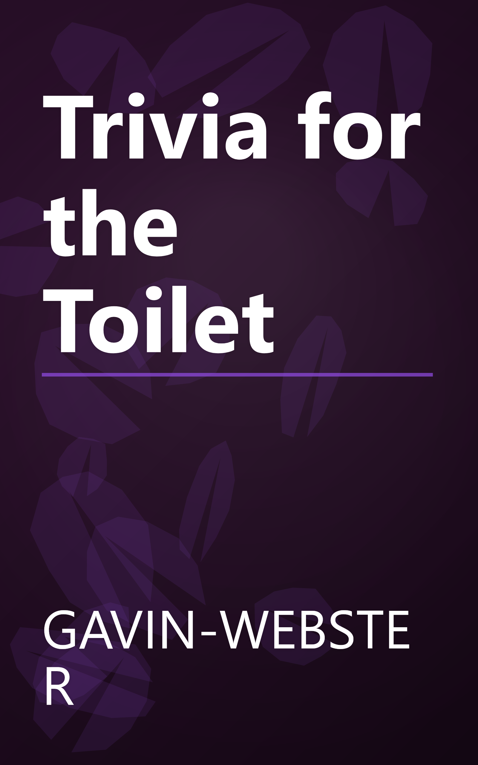Trivia for the Toilet book cover