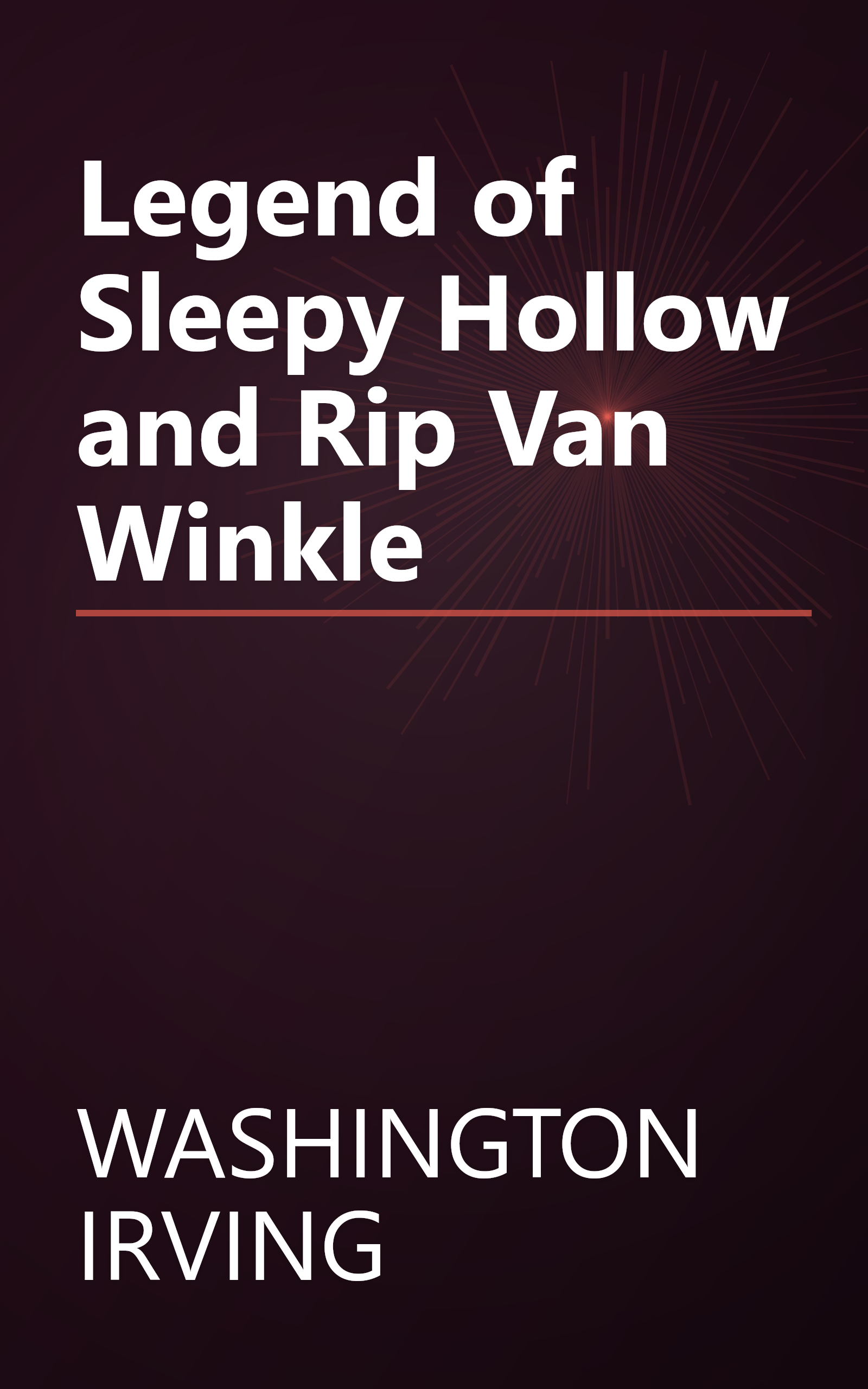 Legend of Sleepy Hollow and Rip Van Winkle book cover