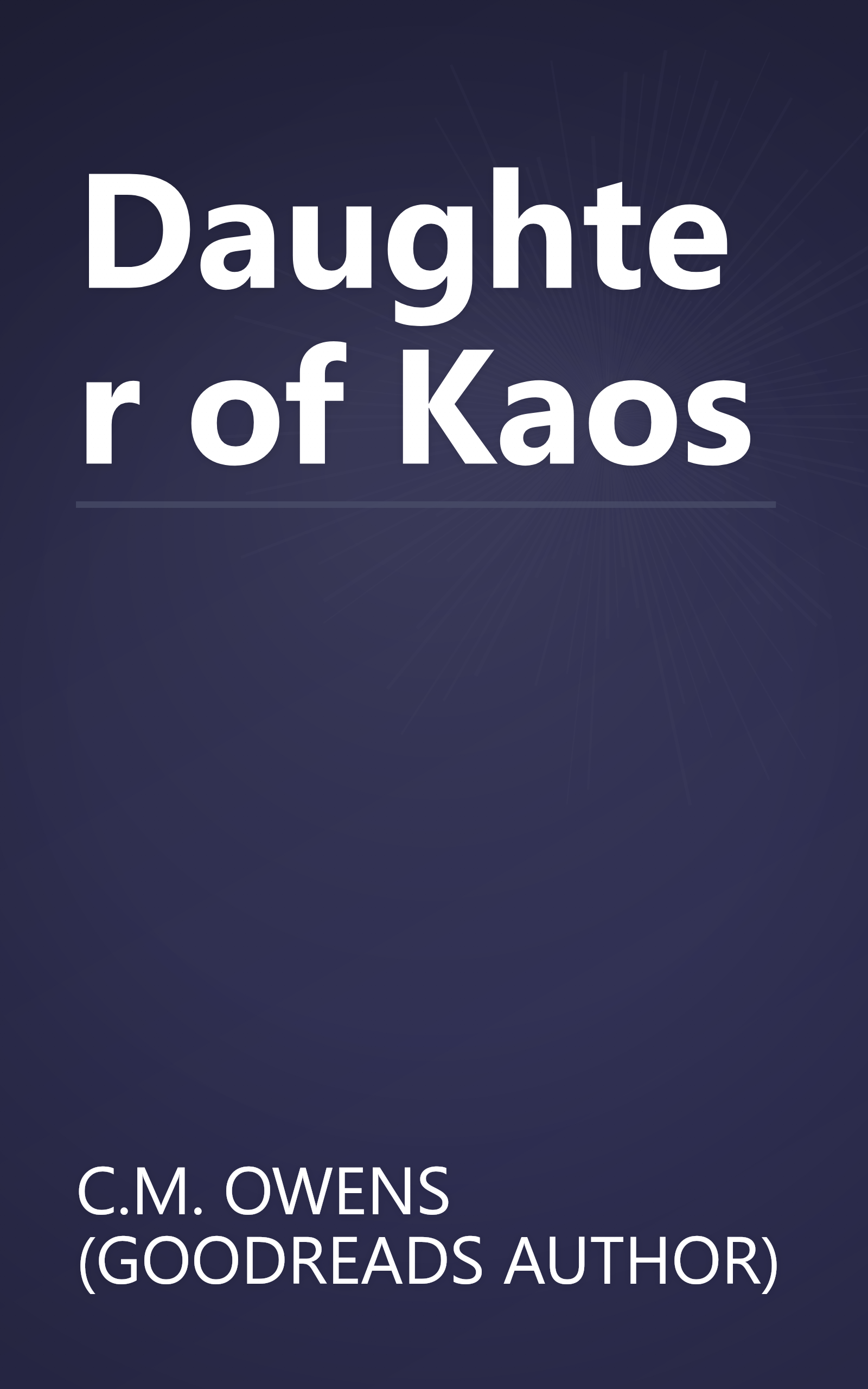 Daughter of Kaos book cover
