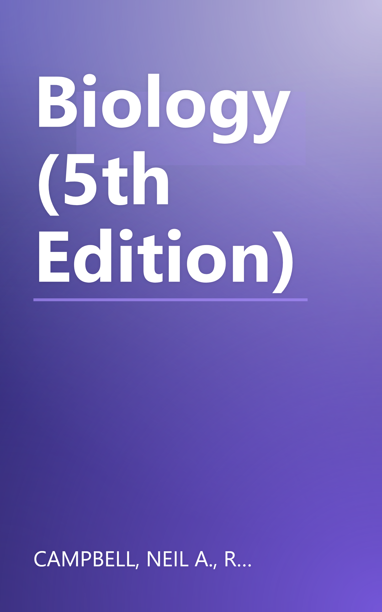 Biology (5th Edition) book cover