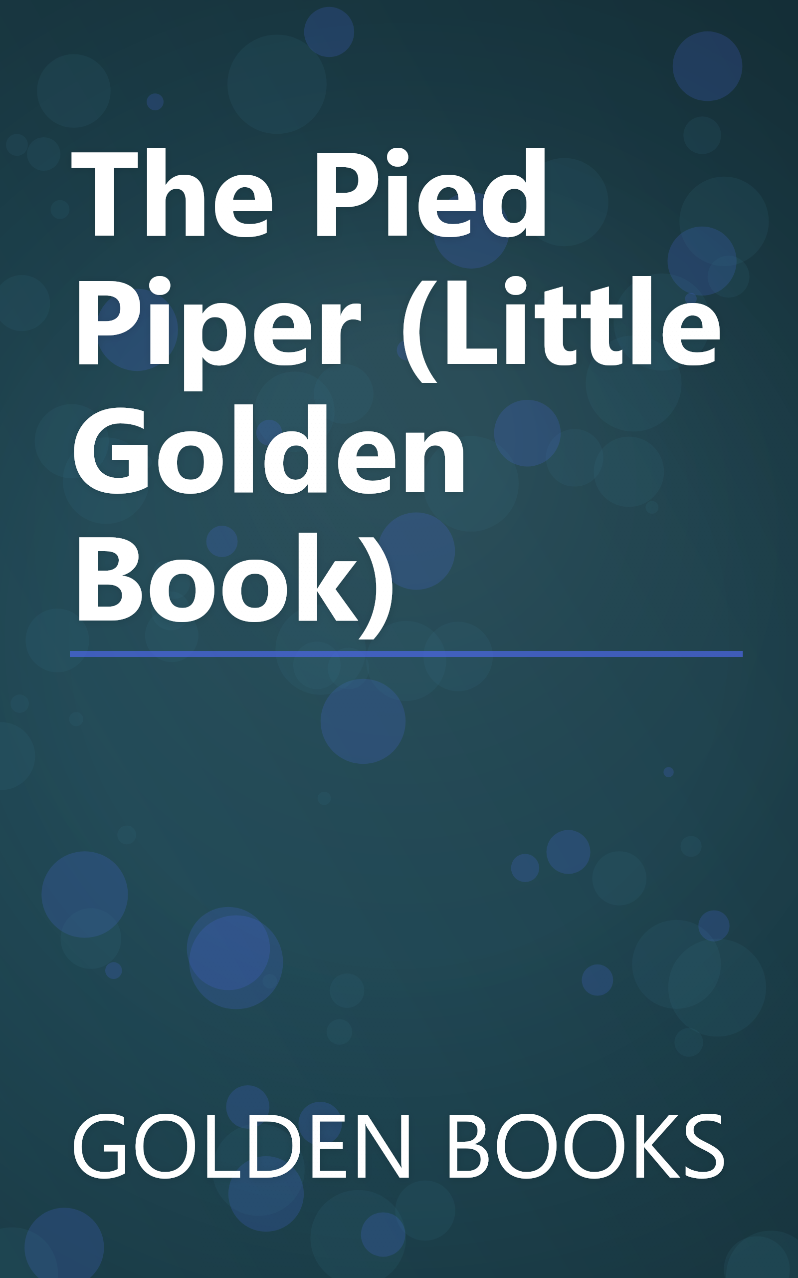 The Pied Piper (Little Golden Book) book cover