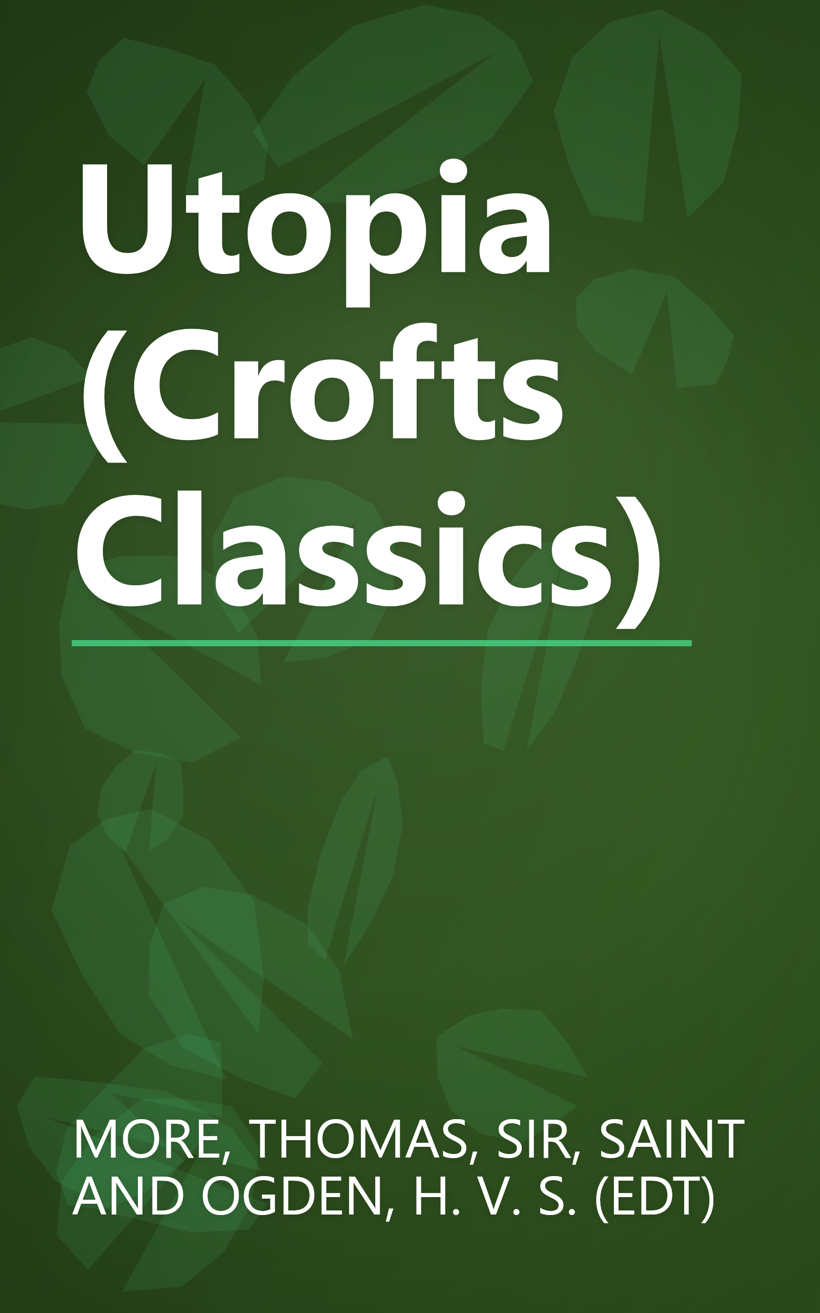 Utopia (Crofts Classics) book cover
