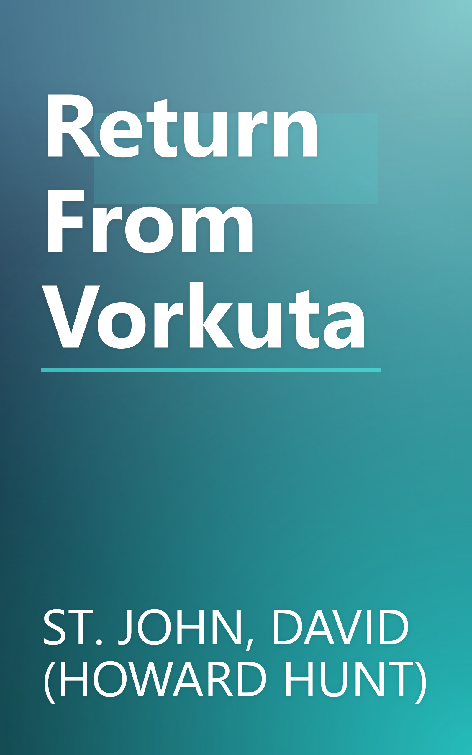 Return From Vorkuta book cover