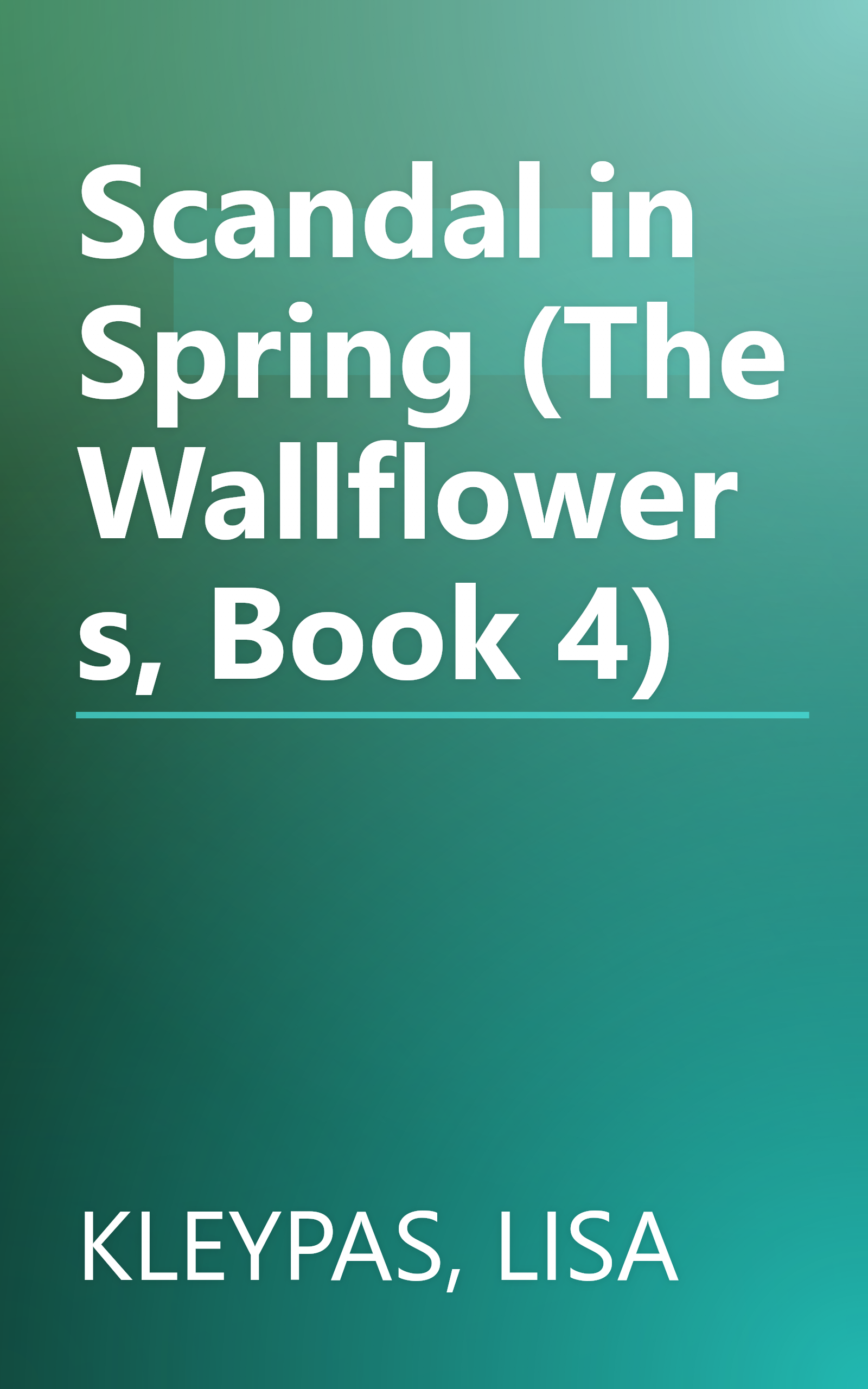 Scandal in Spring (The Wallflowers, Book 4) book cover