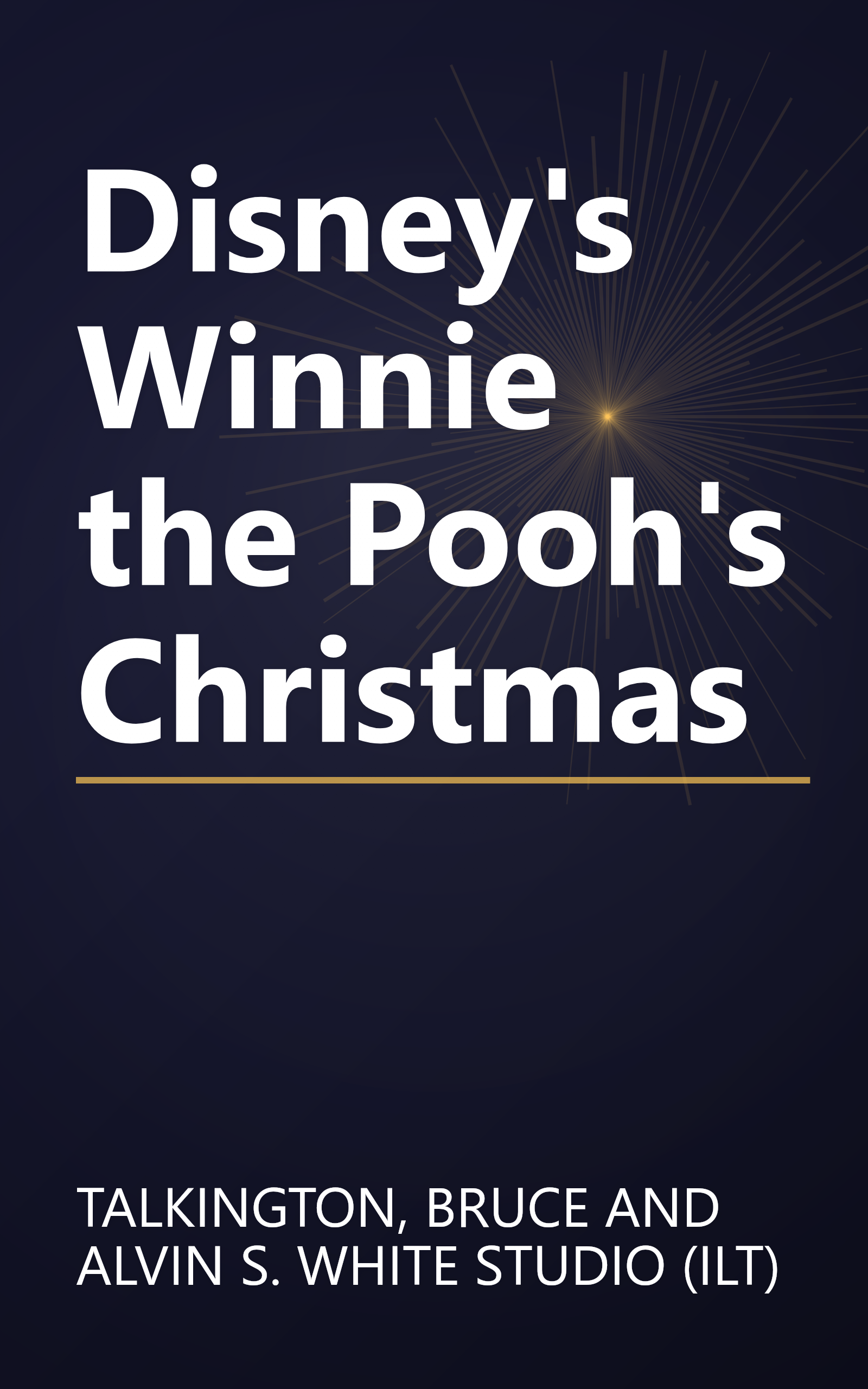 Disney's Winnie the Pooh's Christmas book cover