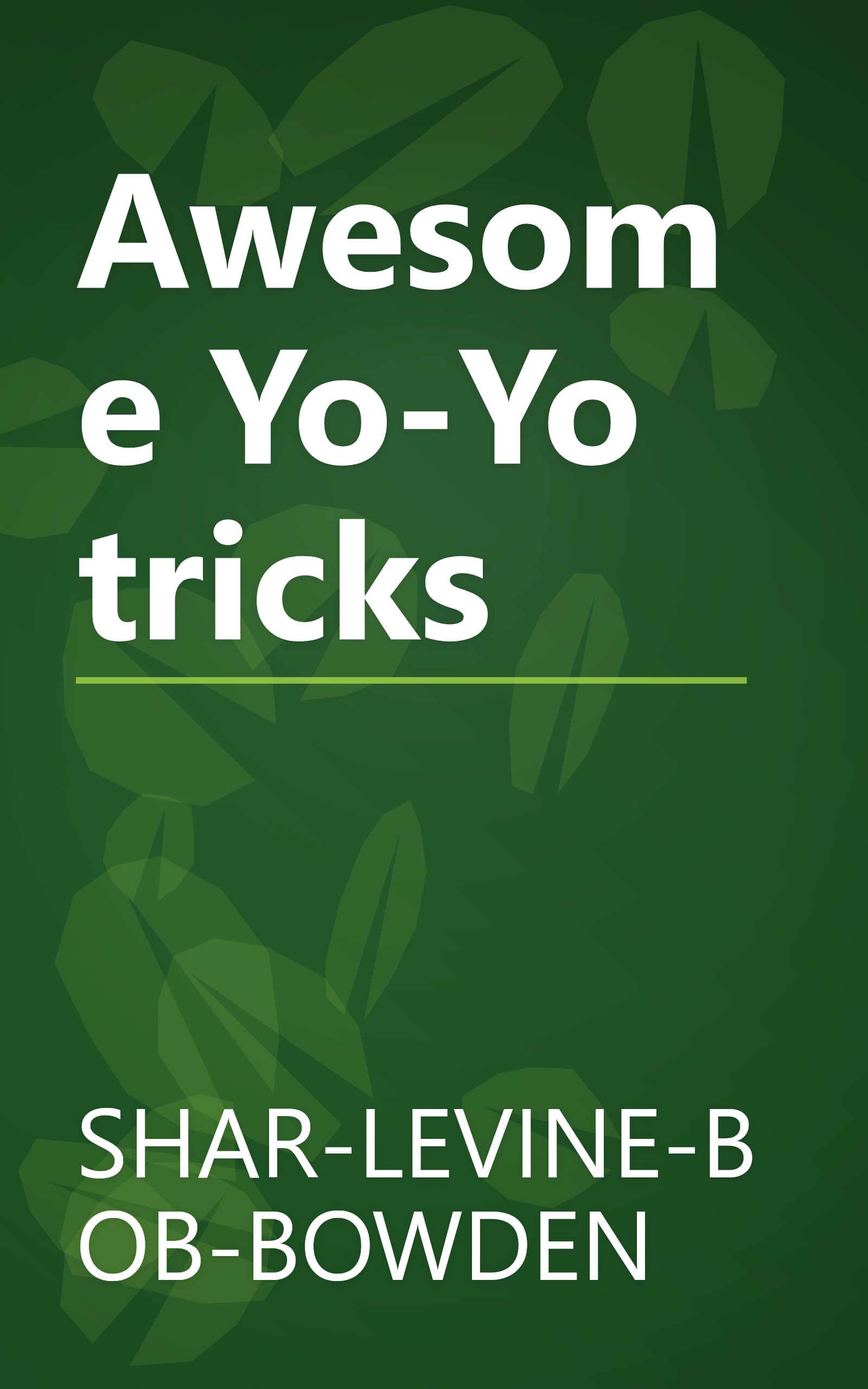 Awesome Yo-Yo tricks book cover