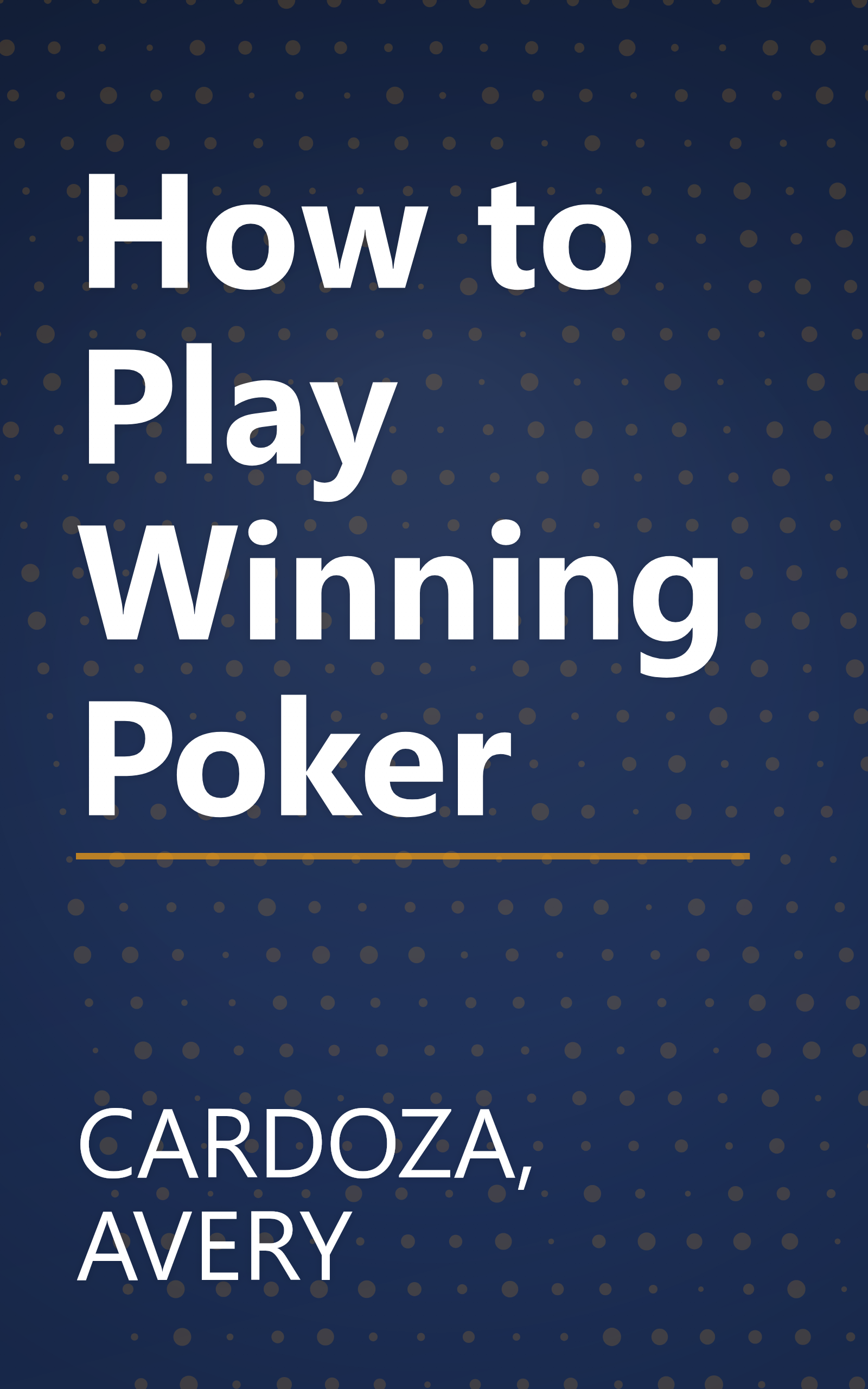 How to Play Winning Poker book cover