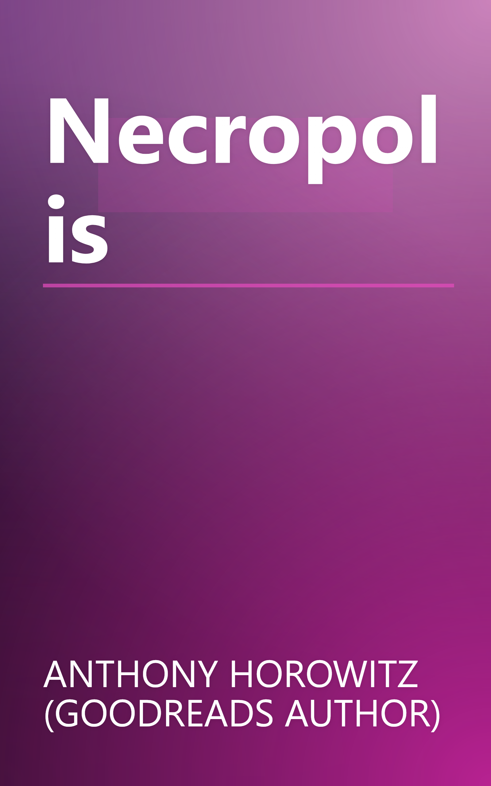 Necropolis book cover