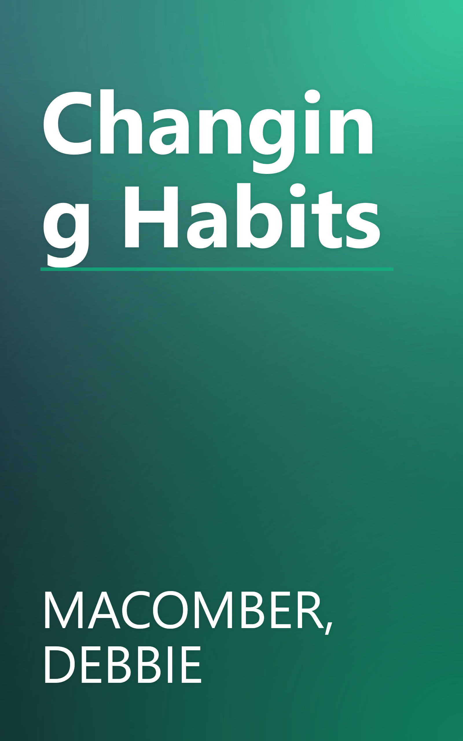 Changing Habits book cover