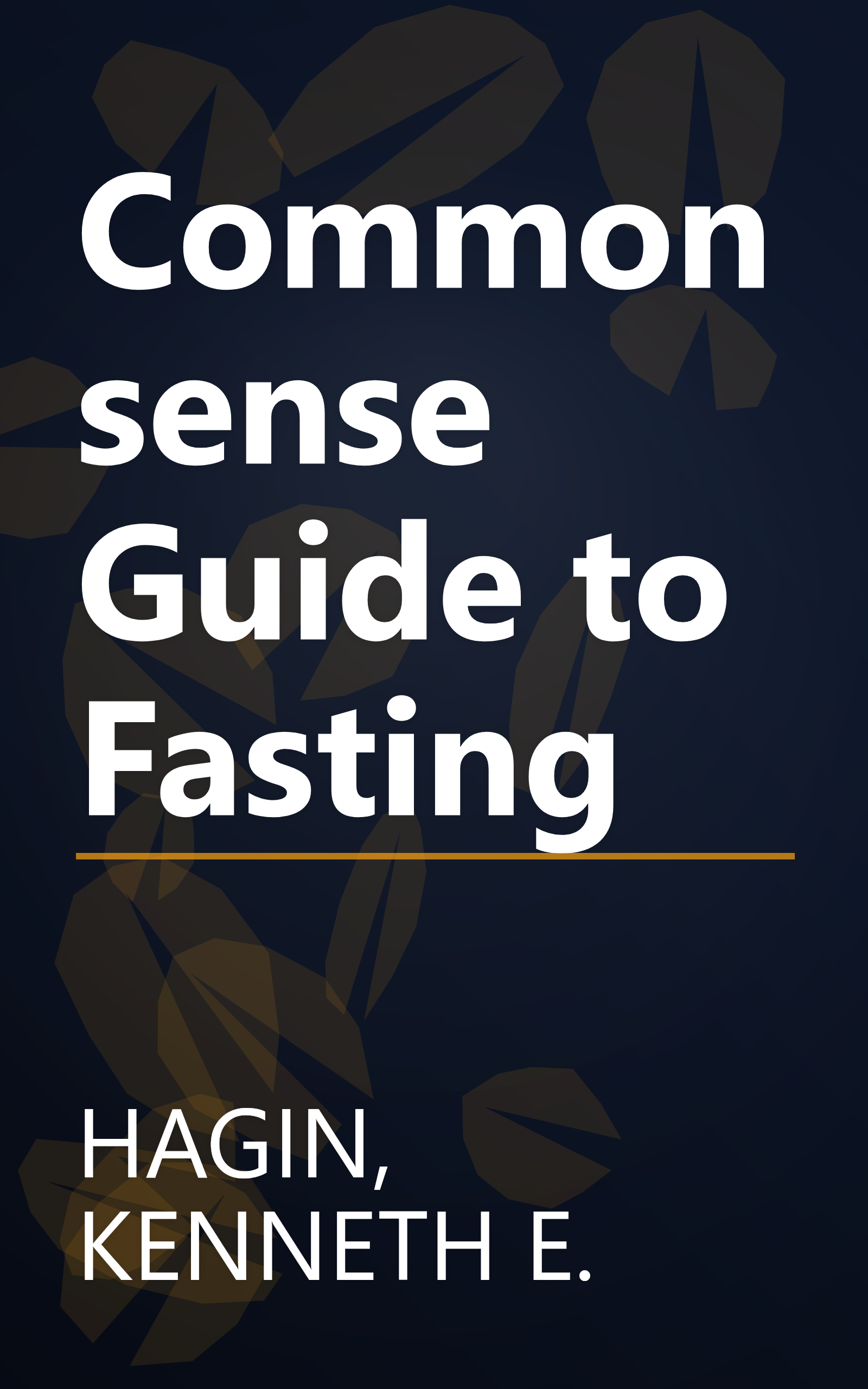 Commonsense Guide to Fasting book cover