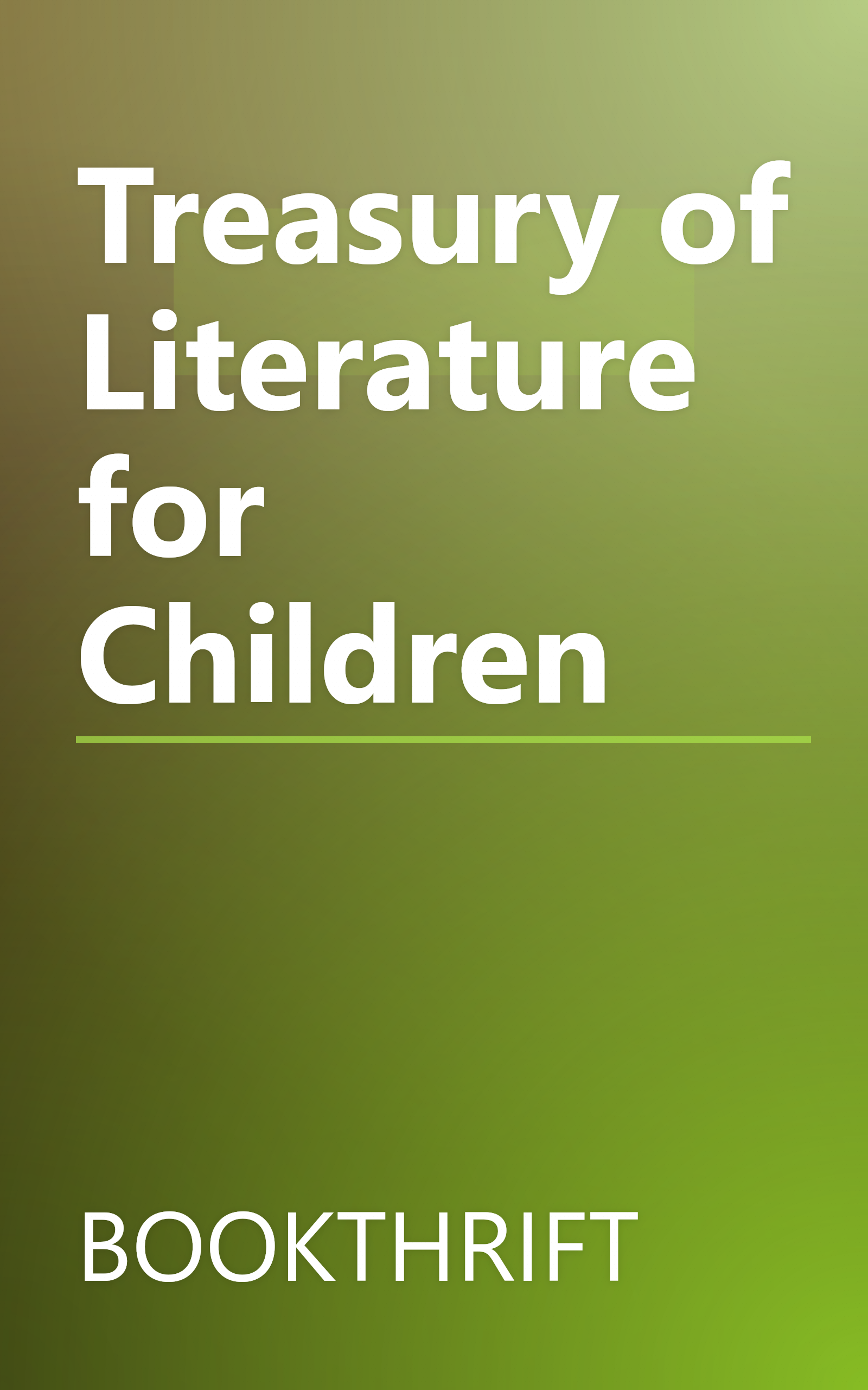 Treasury of Literature for Children book cover