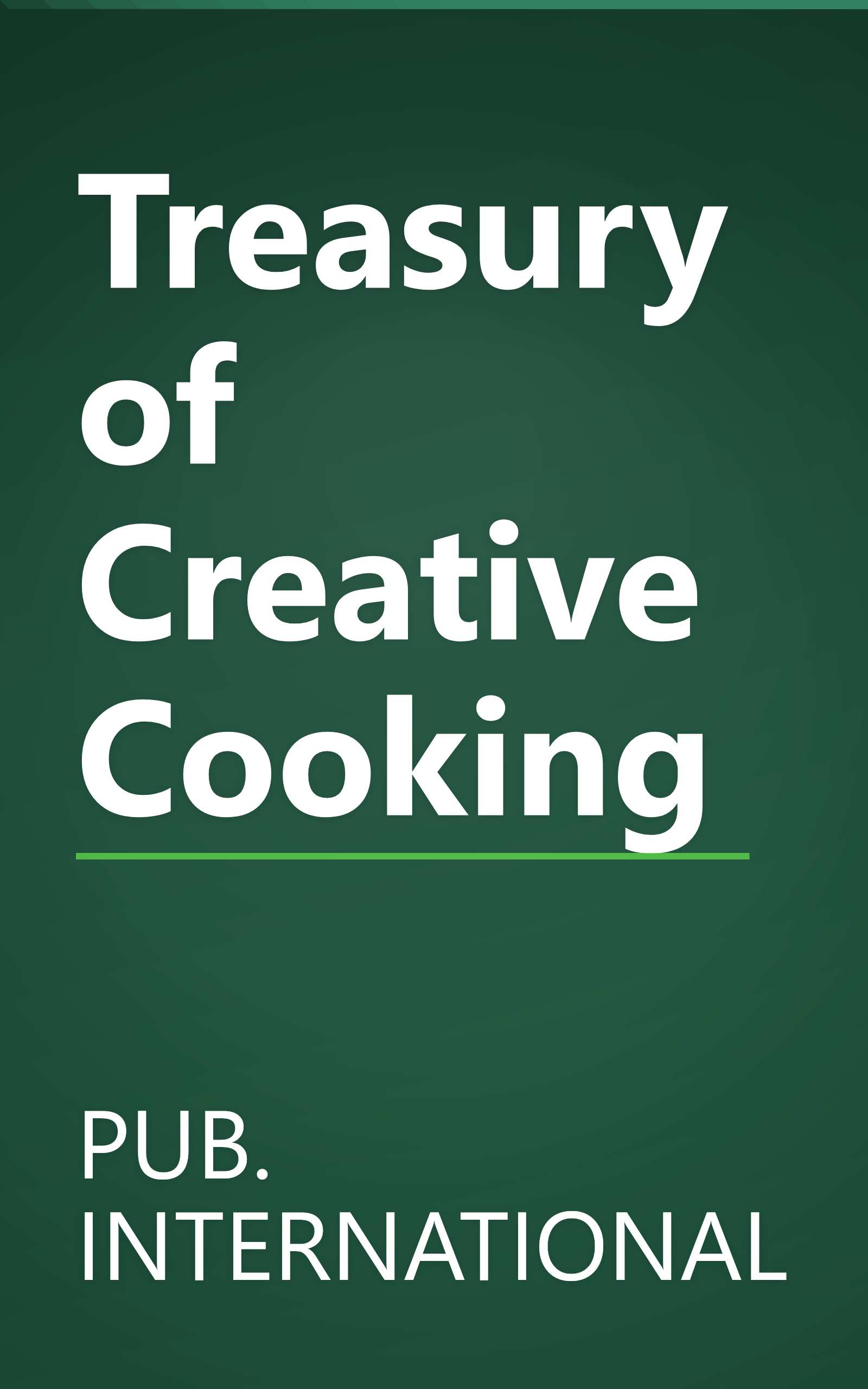 Treasury of Creative Cooking book cover