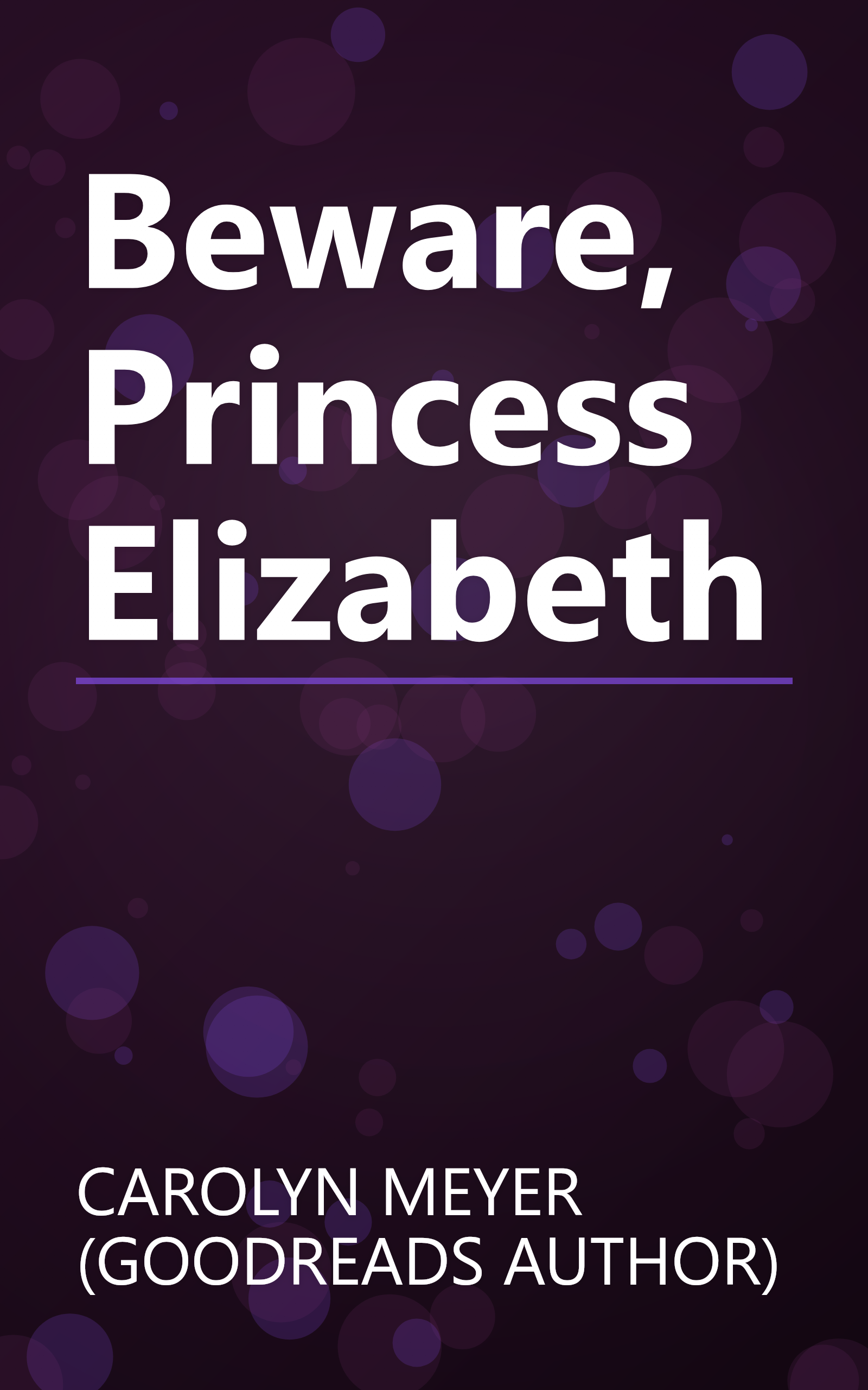 Beware, Princess Elizabeth book cover