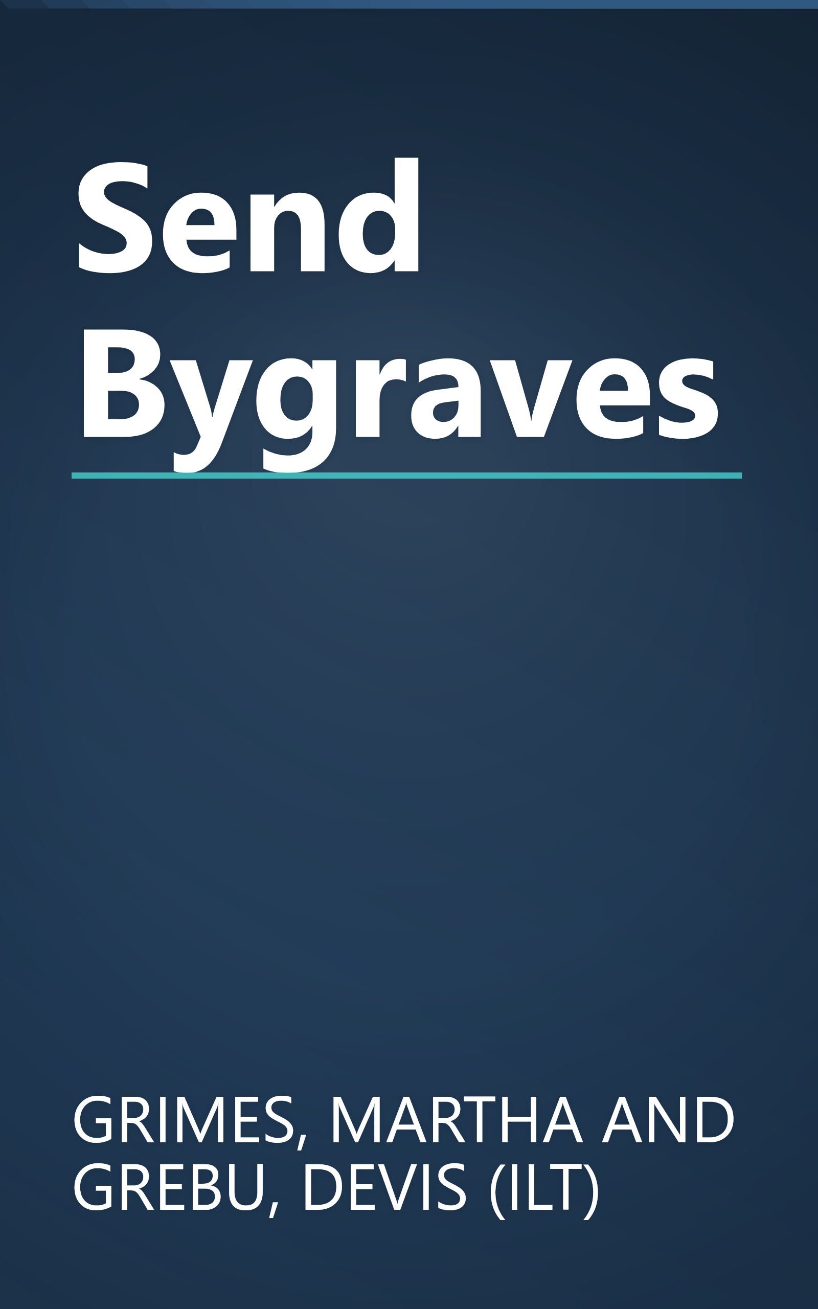 Send Bygraves book cover