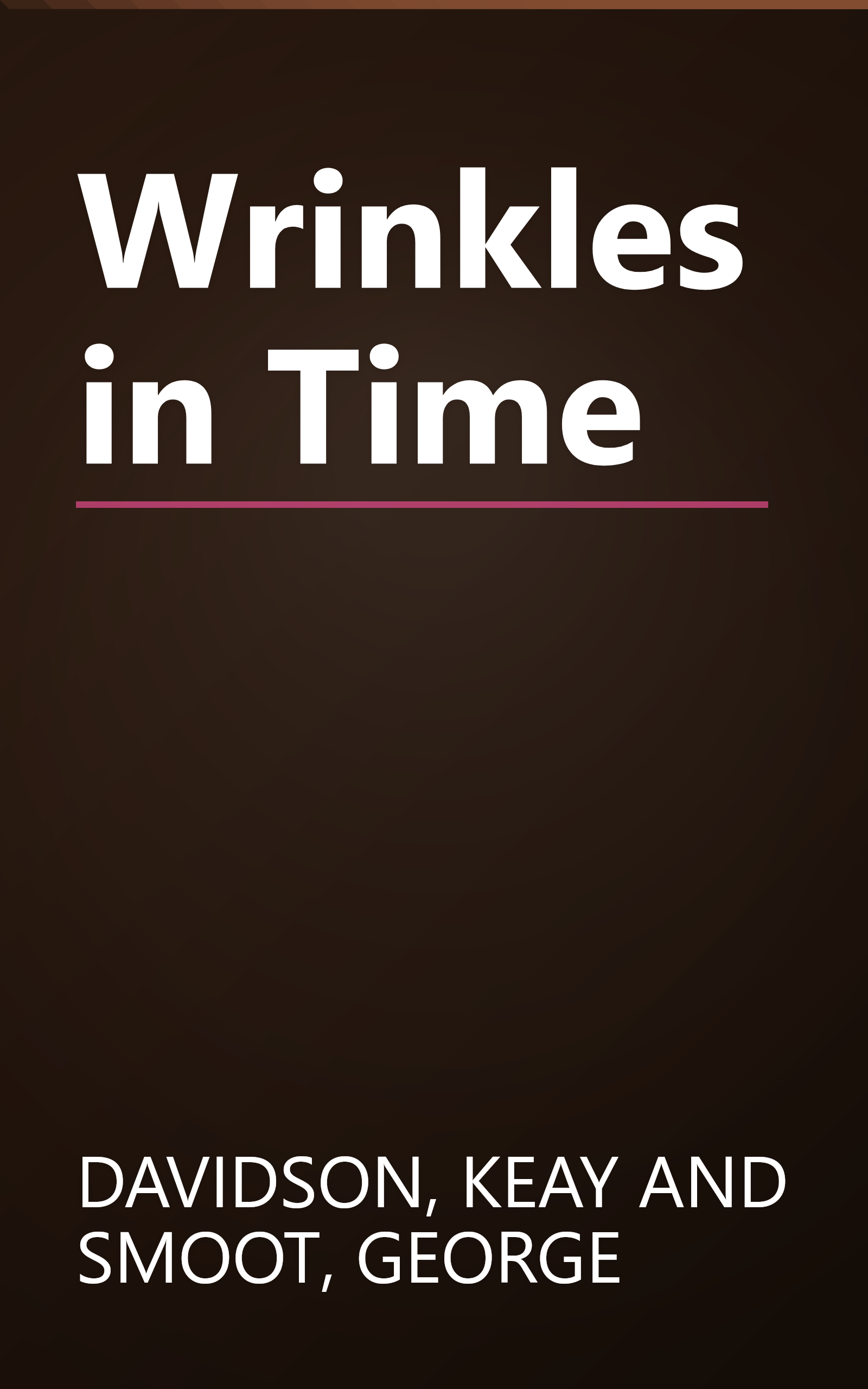 Wrinkles in Time book cover