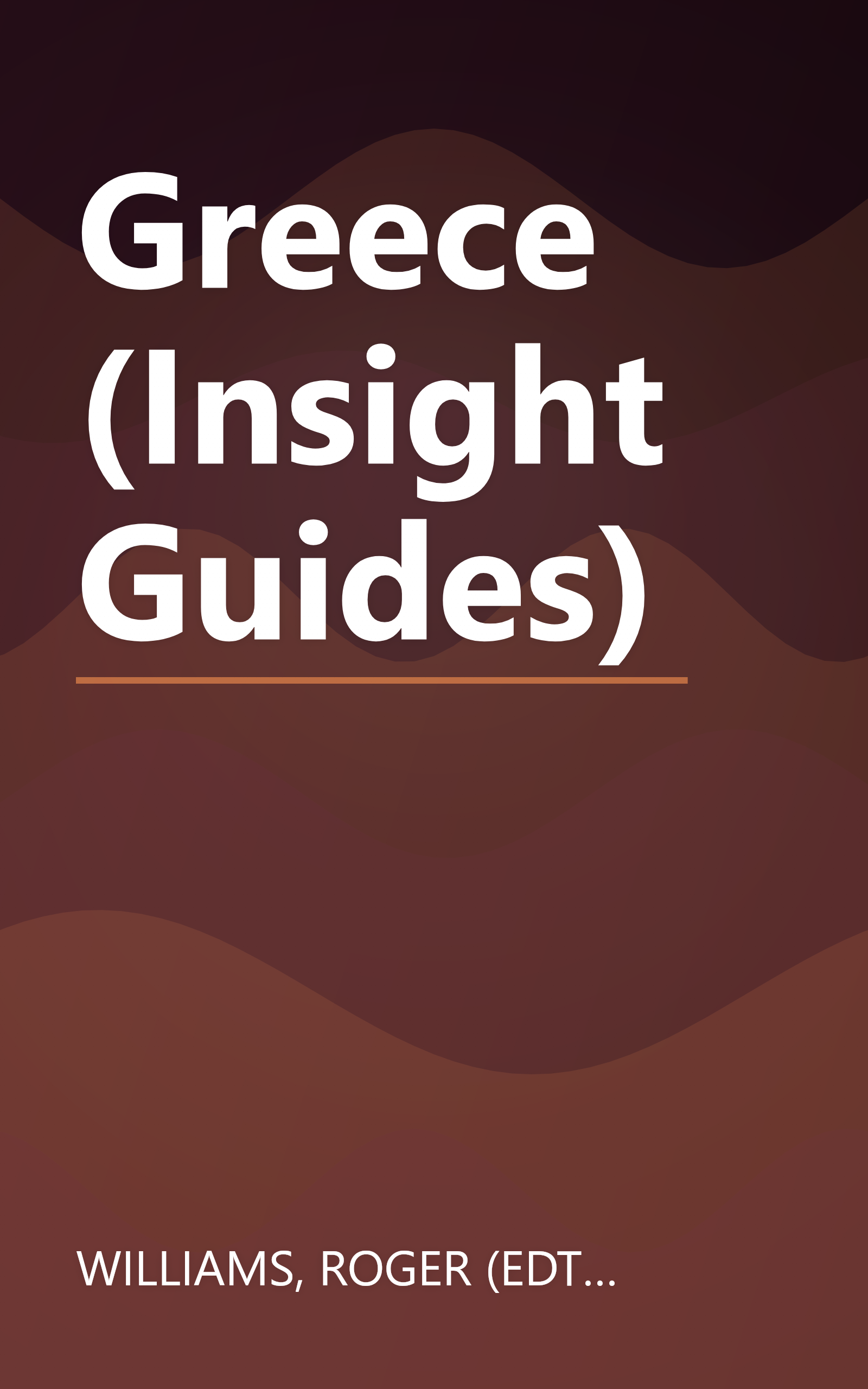 Greece (Insight Guides) book cover