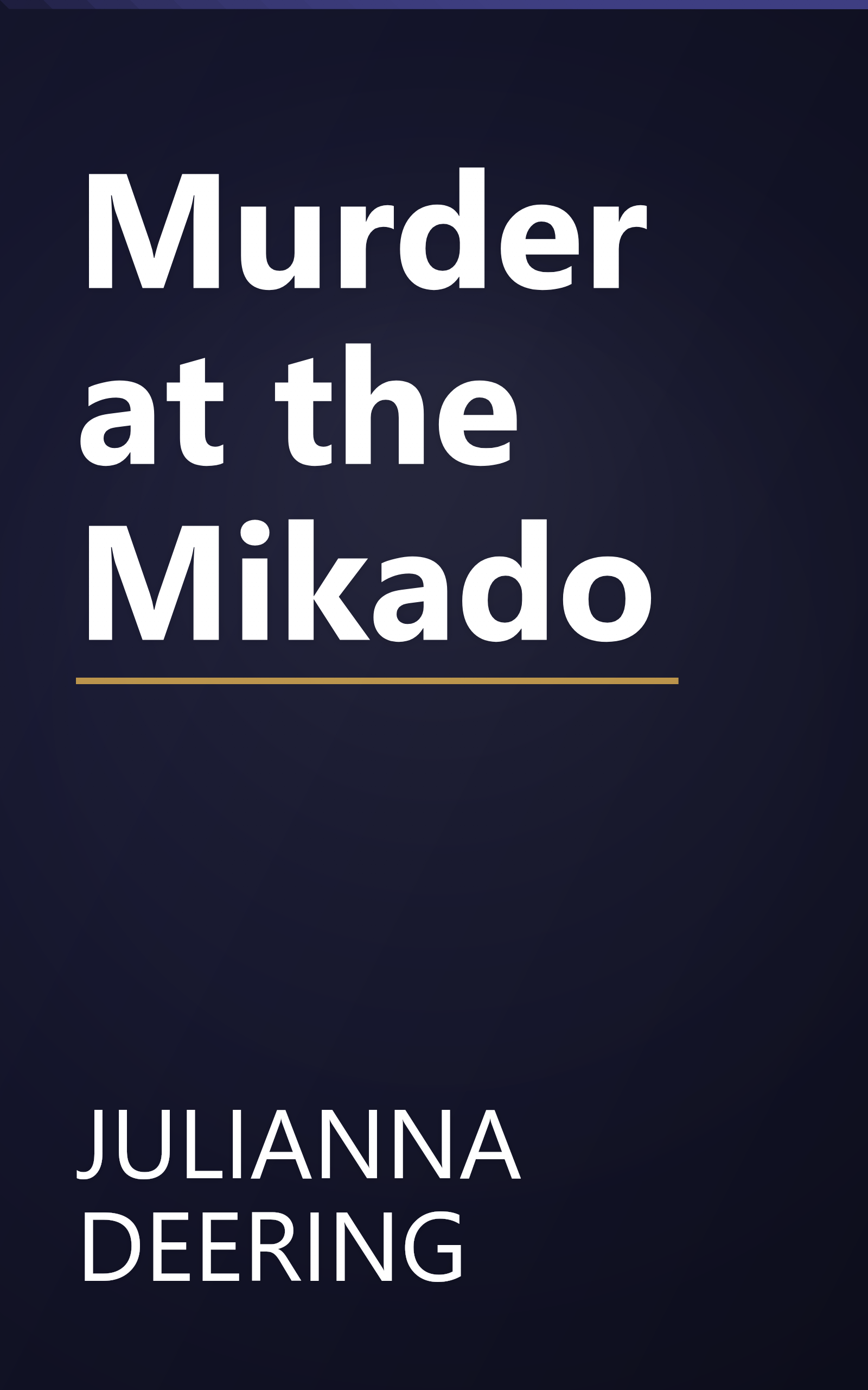 Murder at the Mikado book cover