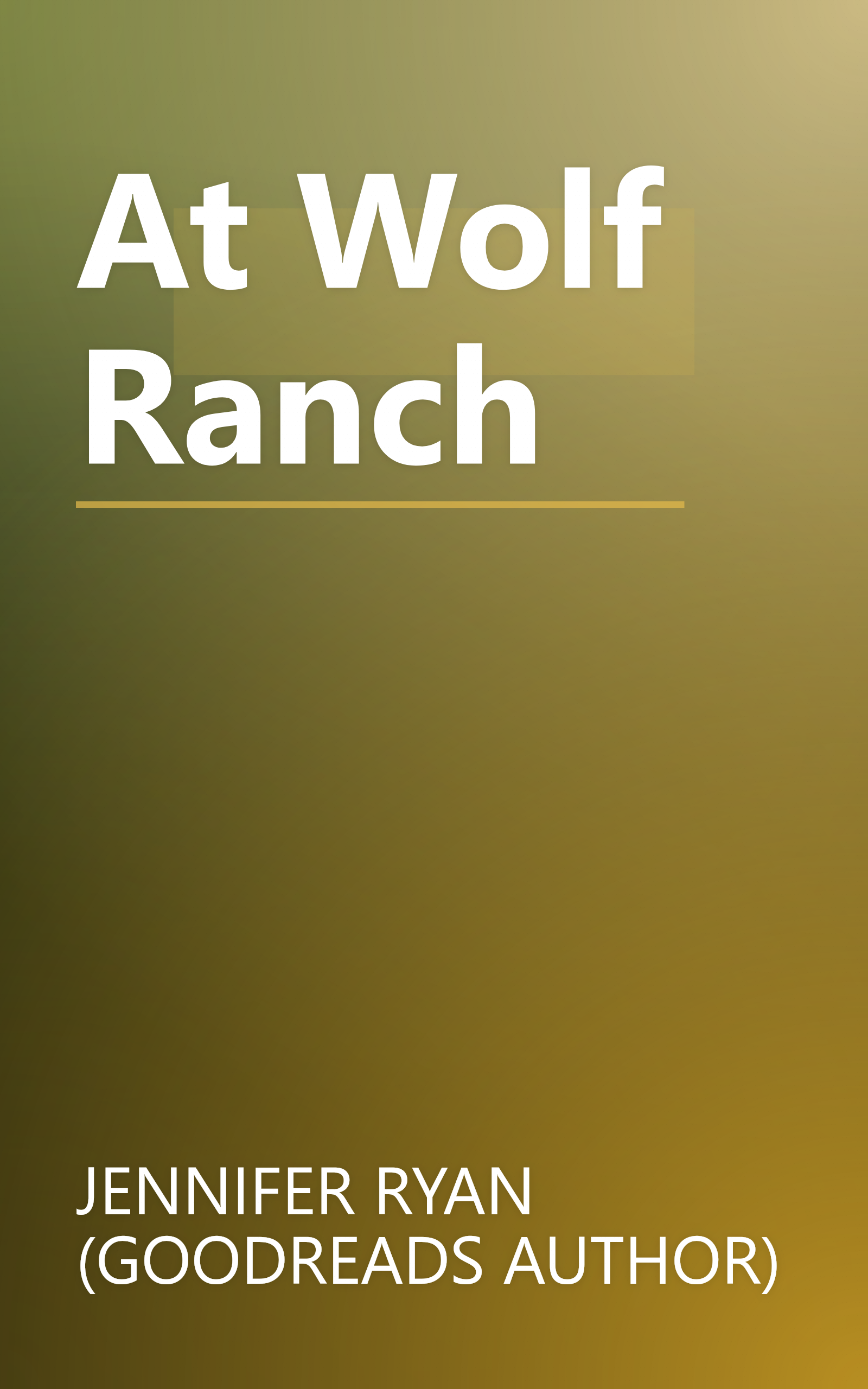 At Wolf Ranch book cover
