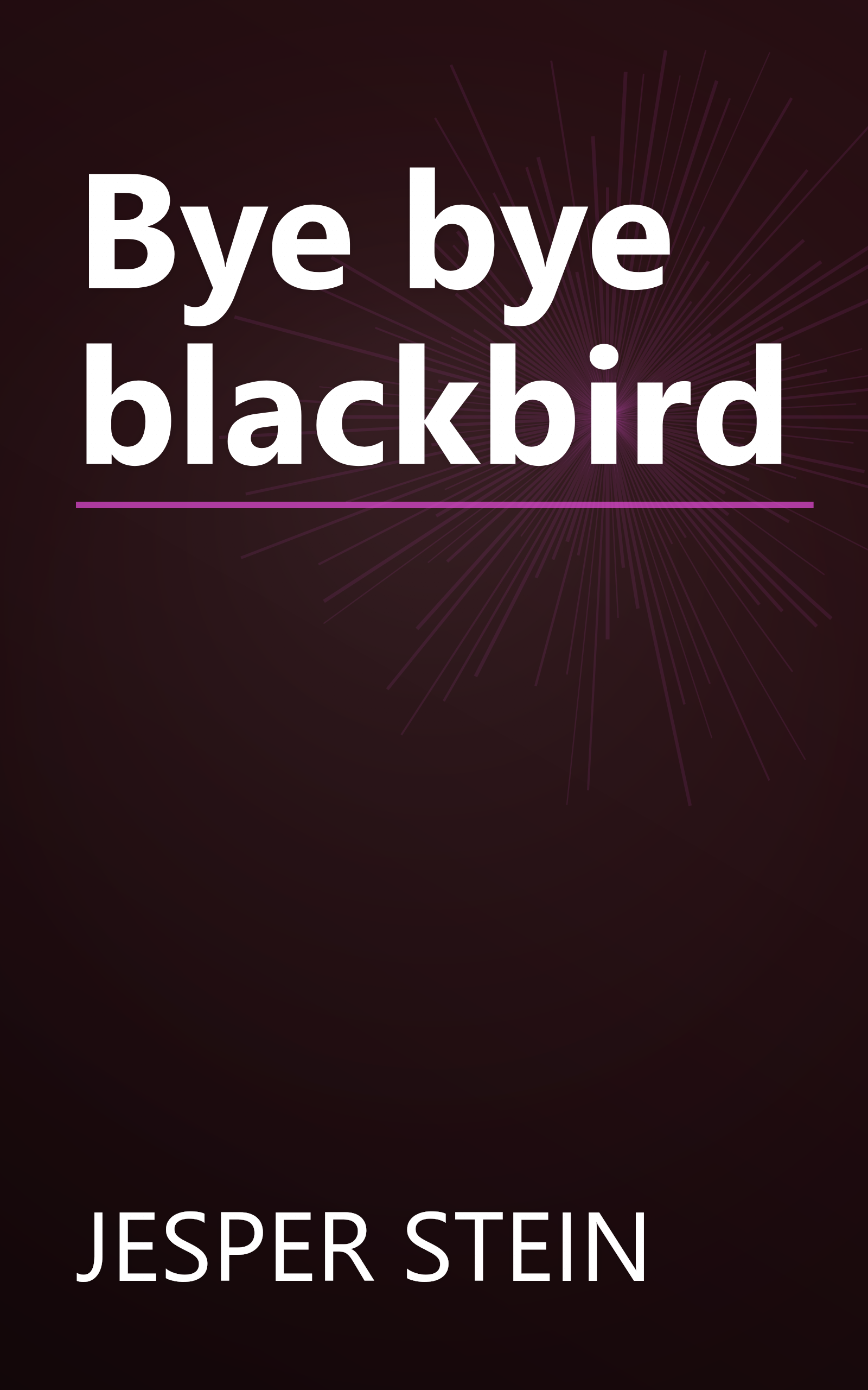 Bye bye blackbird book cover