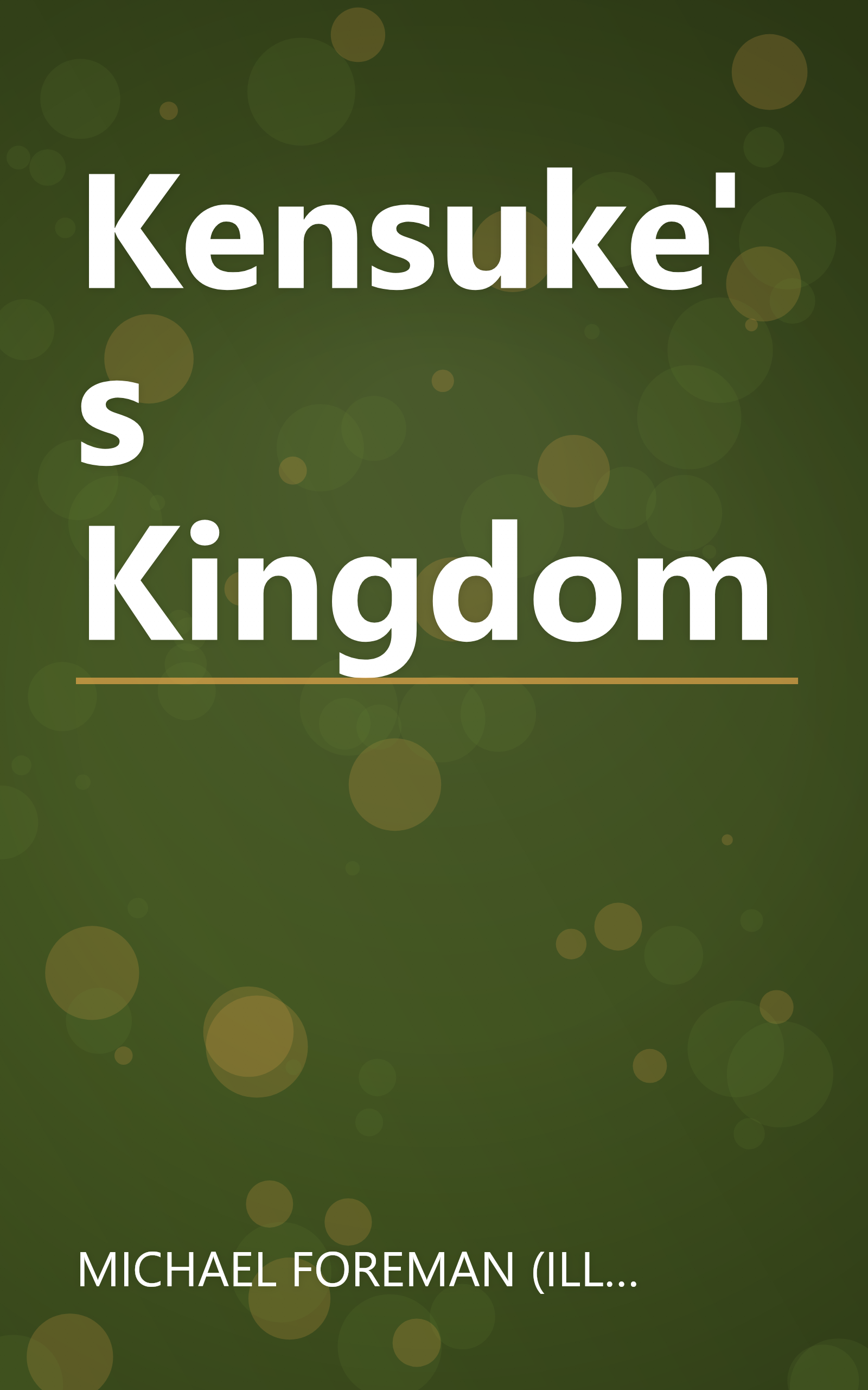 Kensuke's Kingdom book cover