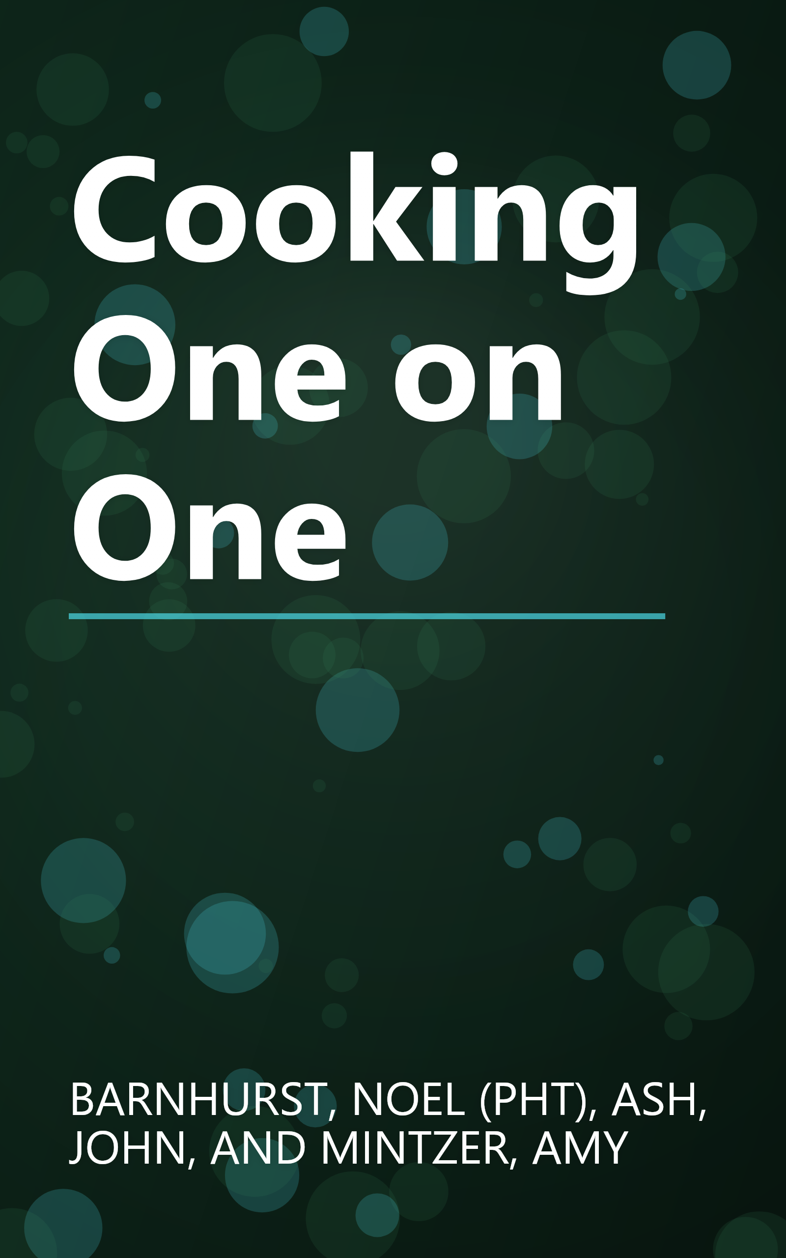 Cooking One on One book cover
