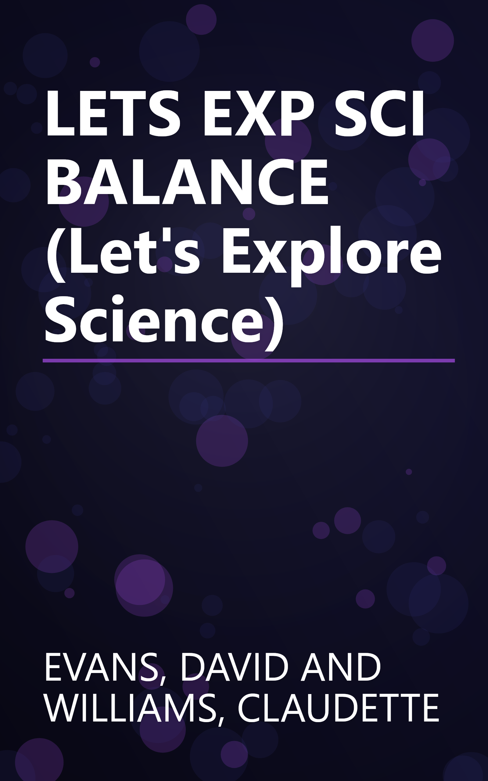 LETS EXP SCI BALANCE (Let's Explore Science) book cover