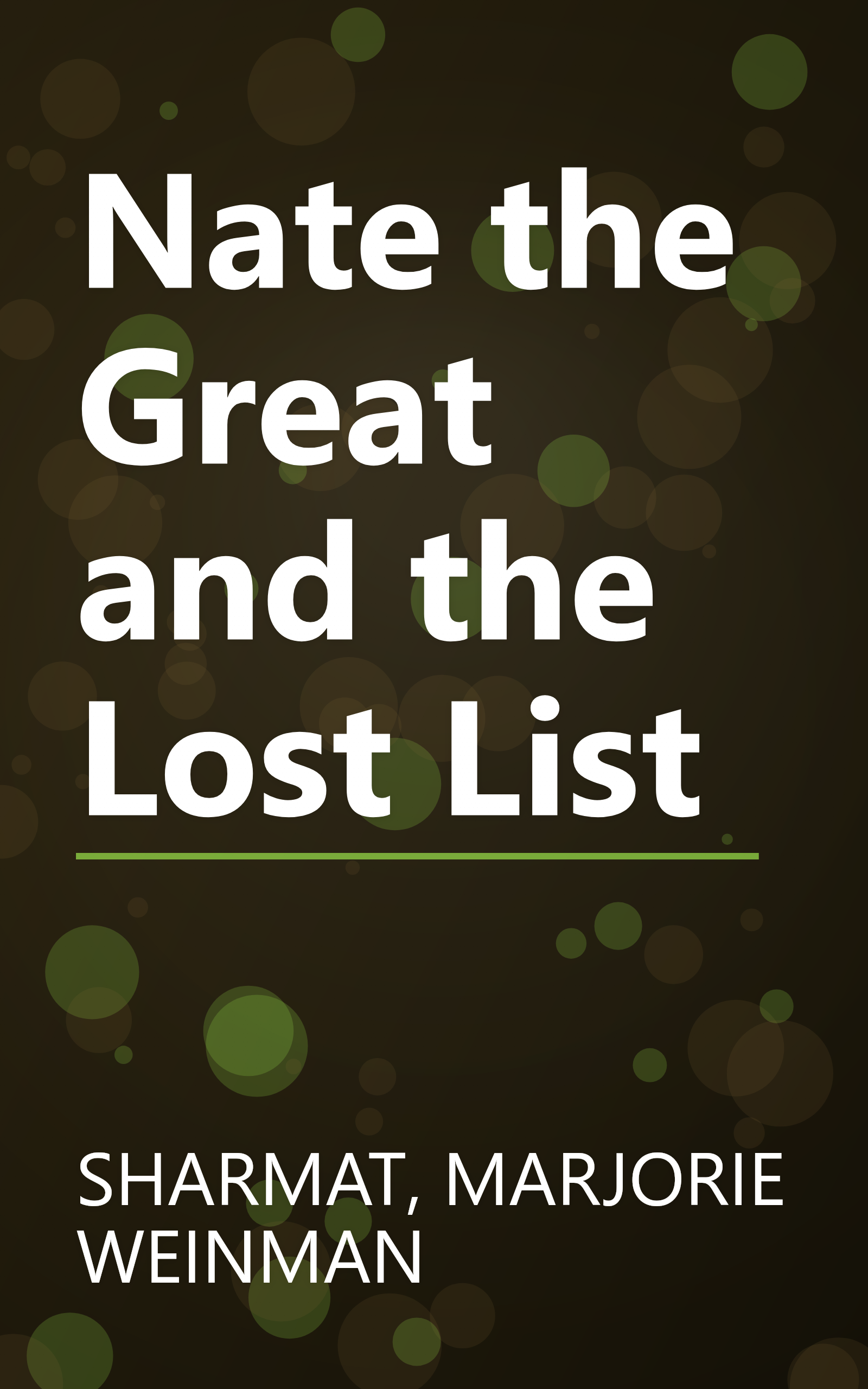 Nate the Great and the Lost List book cover