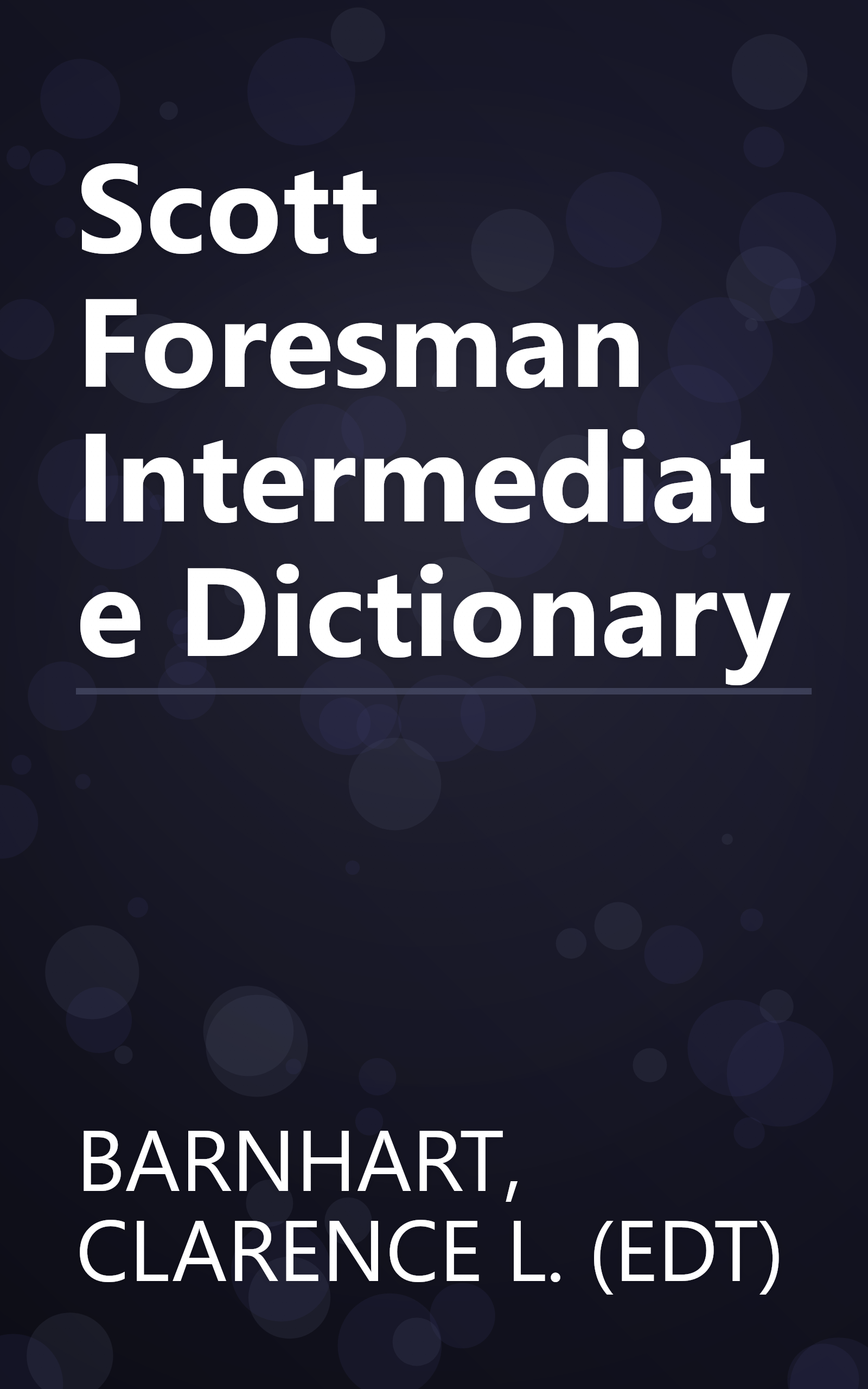 Scott Foresman Intermediate Dictionary book cover