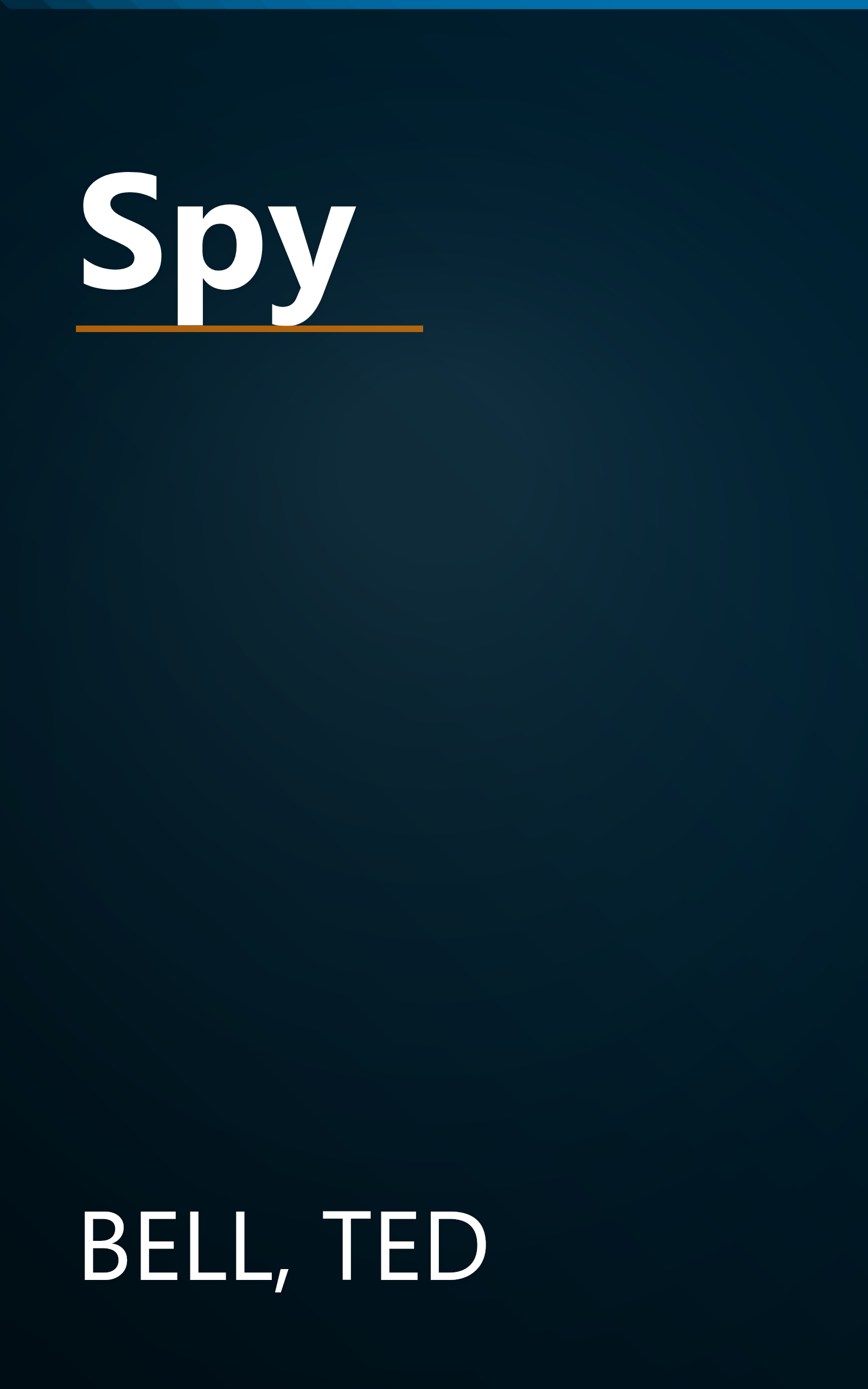 Spy book cover