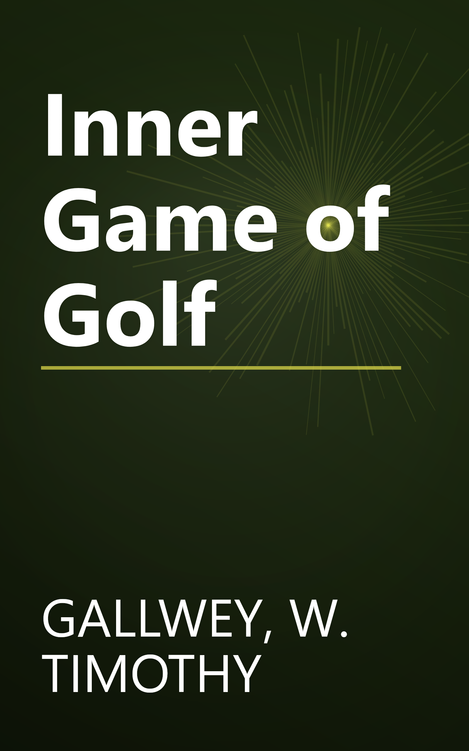 Inner Game of Golf book cover