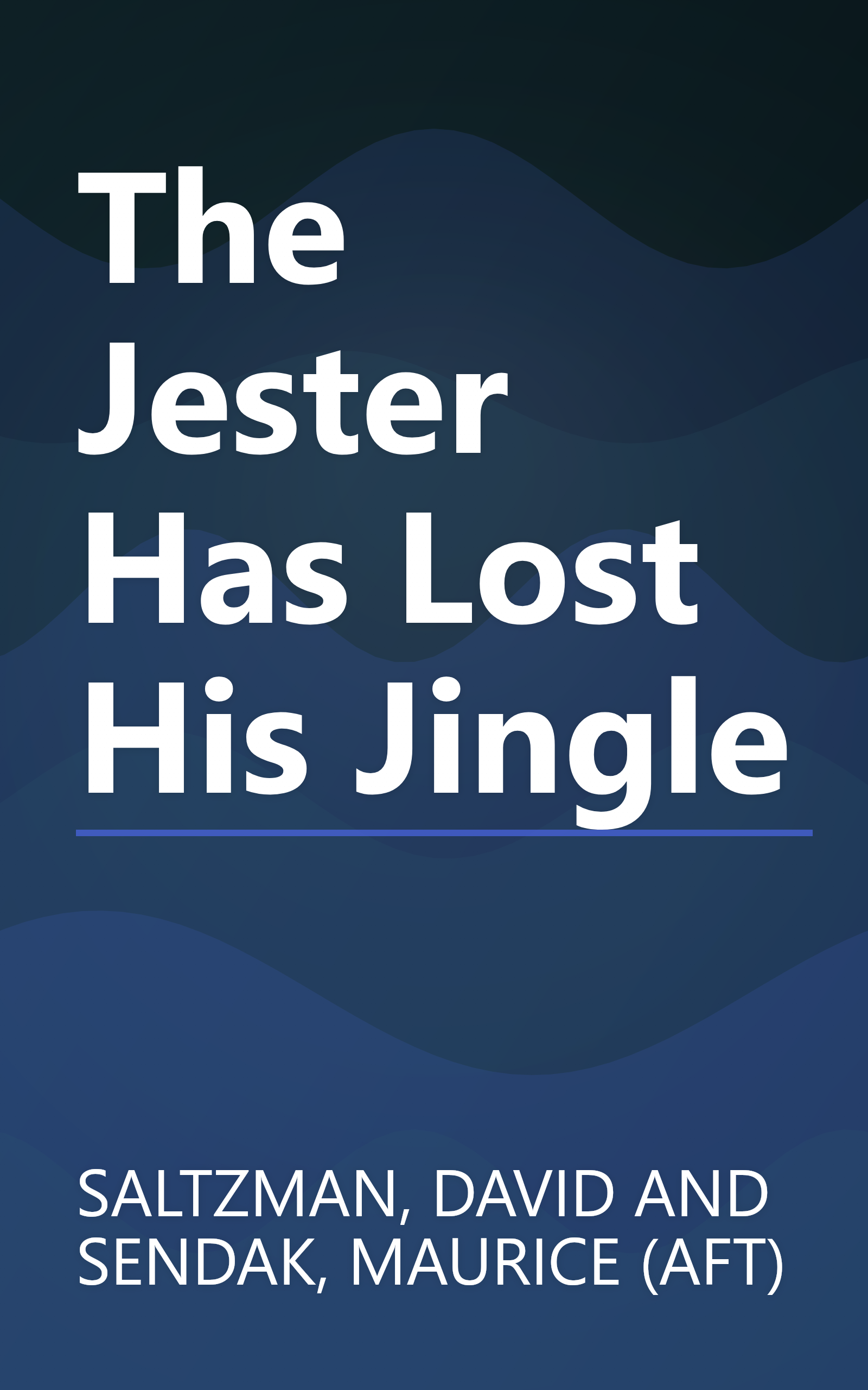 The Jester Has Lost His Jingle book cover