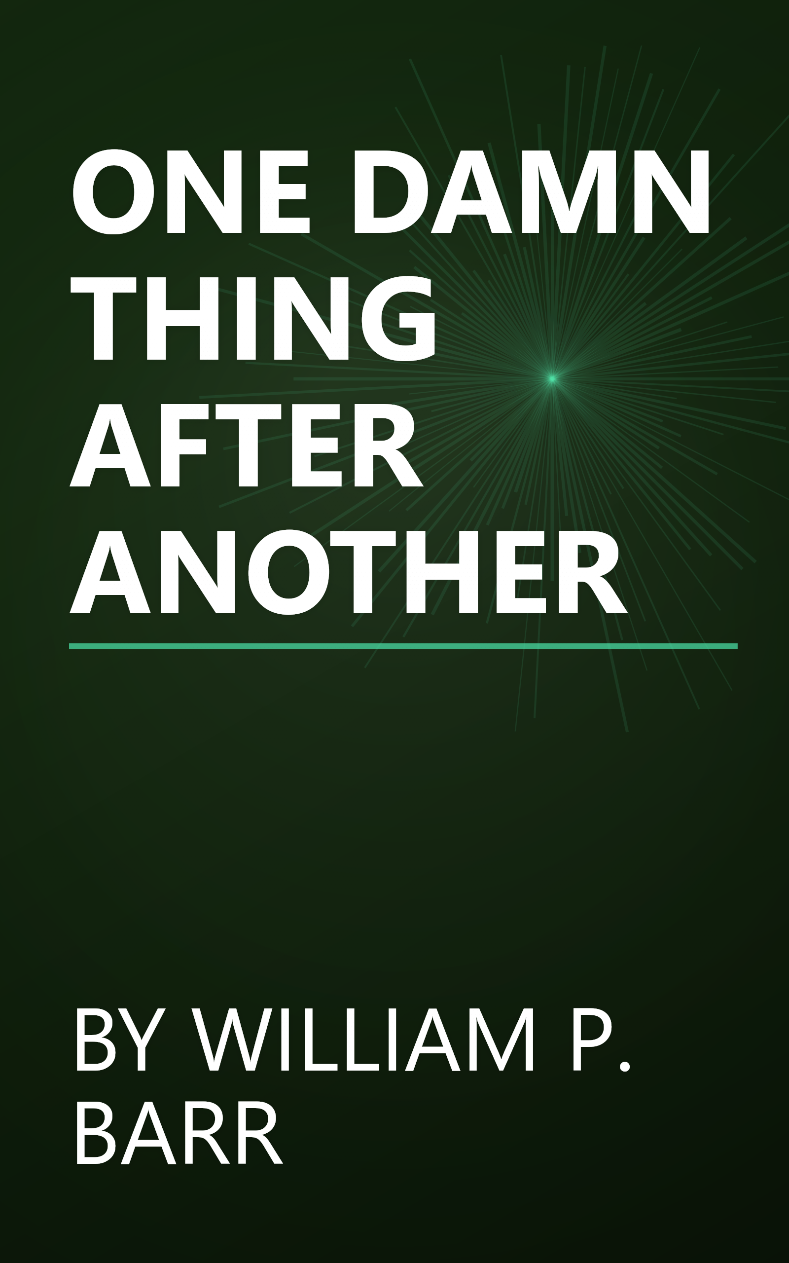 ONE DAMN THING AFTER ANOTHER book cover