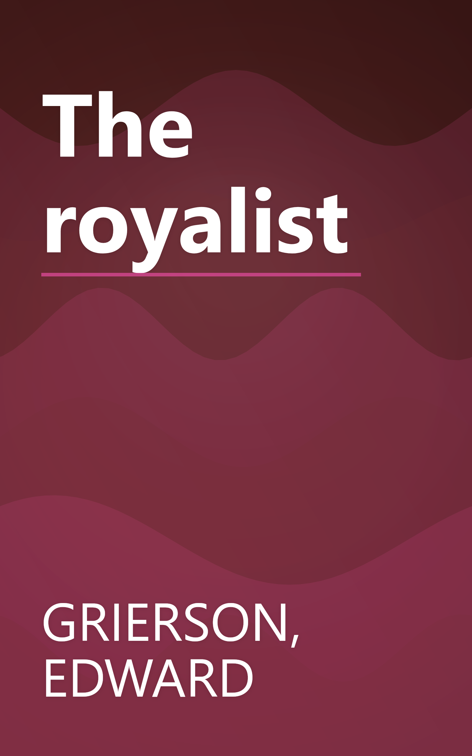 The royalist book cover